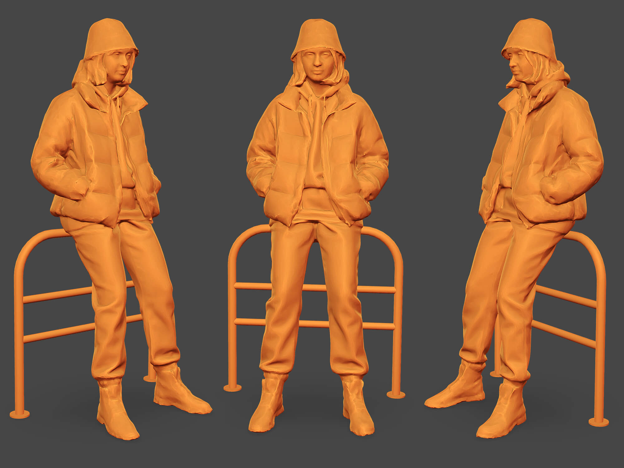 Stylized Casual Characters Volume 4 - 3D Model by Kanistra Studio