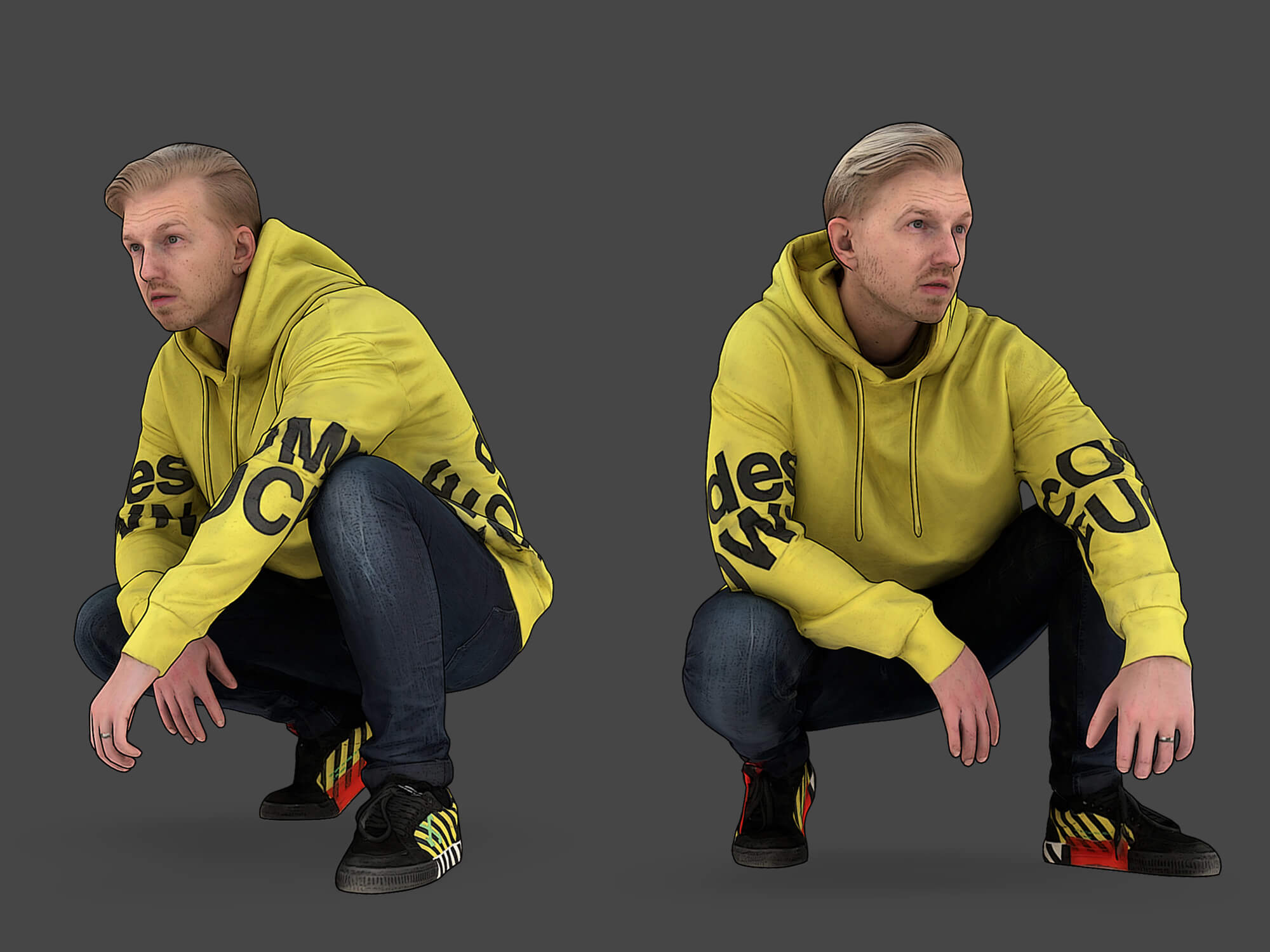 Stylized Casual Characters Volume 4 - 3D Model by Kanistra Studio