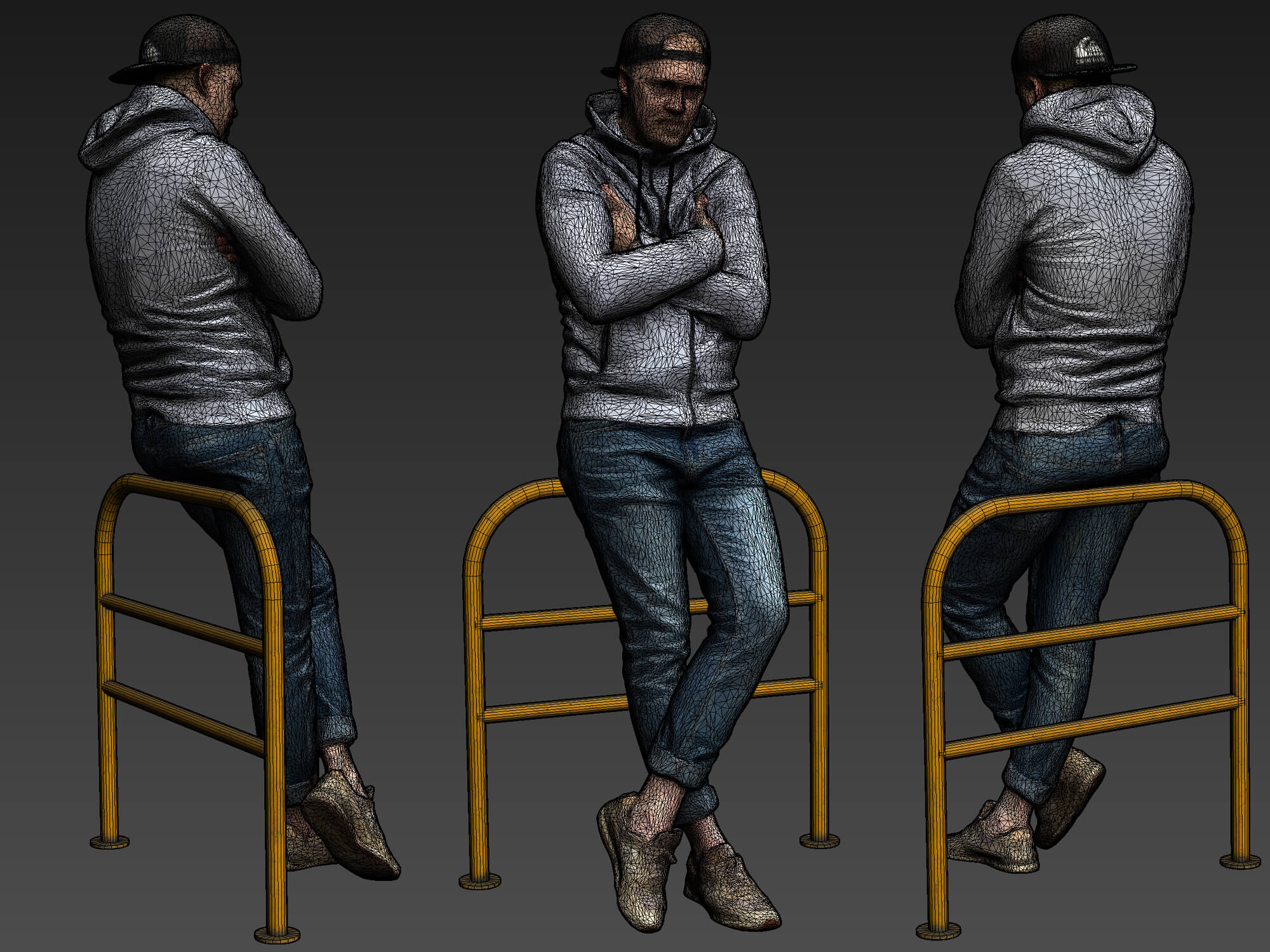 Stylized Casual Characters Volume 3 - 3D Model by Kanistra Studio