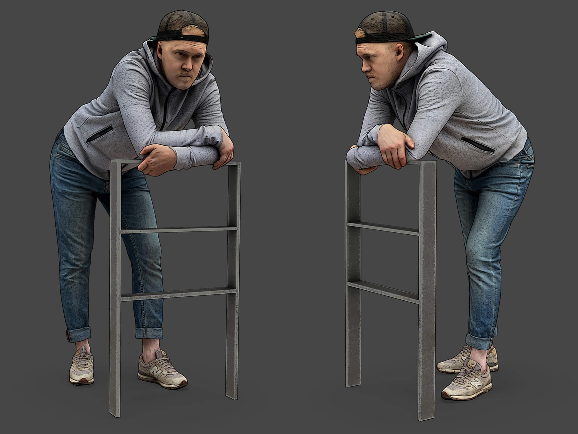 Stylized Casual Characters Volume 3 - 3D Model by Kanistra Studio