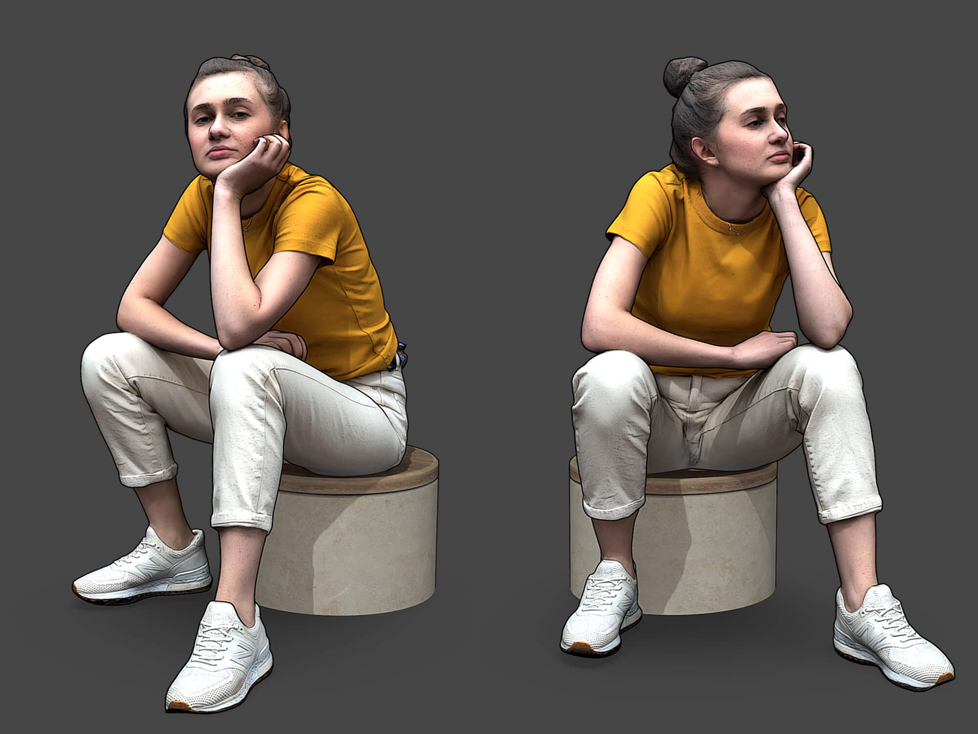 Stylized Casual Characters Volume 3 - 3D Model by Kanistra Studio