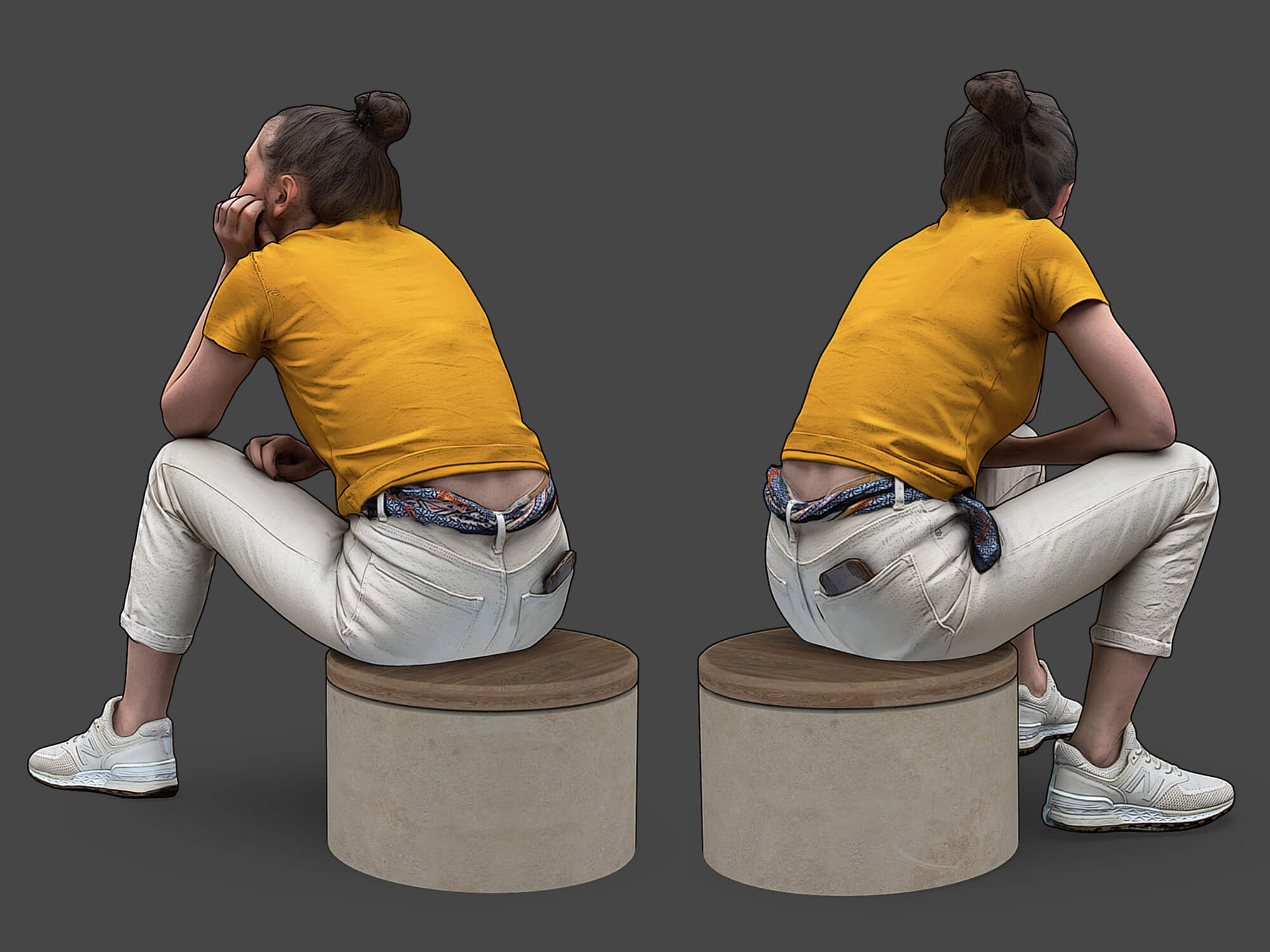Stylized Casual Characters Volume 3 - 3D Model by Kanistra Studio