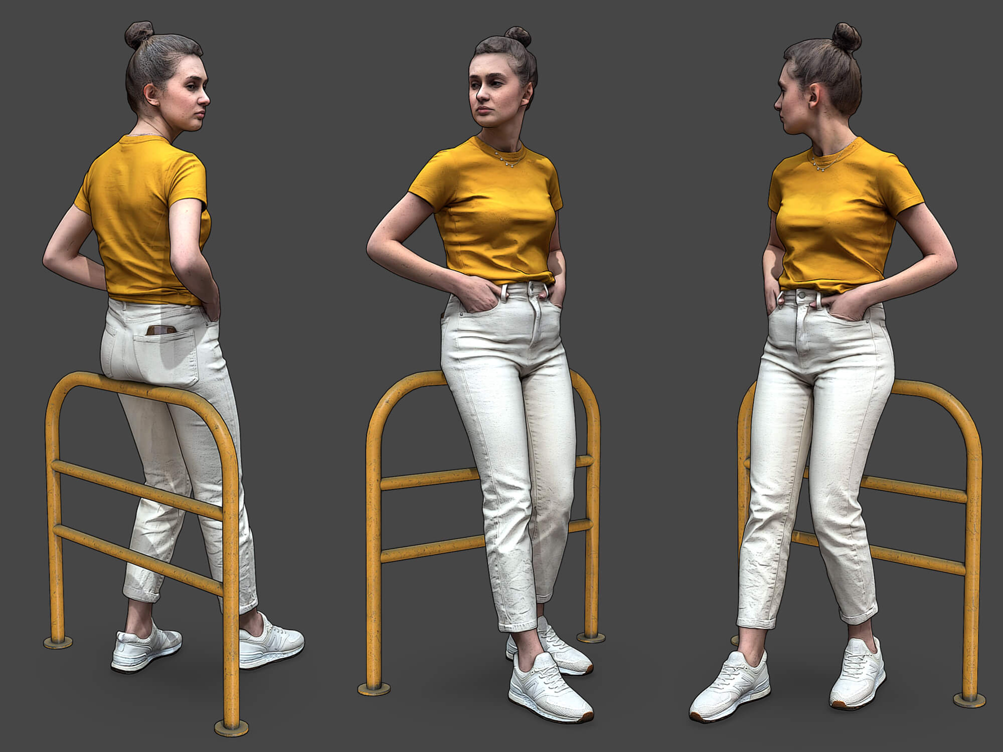 Stylized Casual Characters Volume 3 - 3D Model by Kanistra Studio