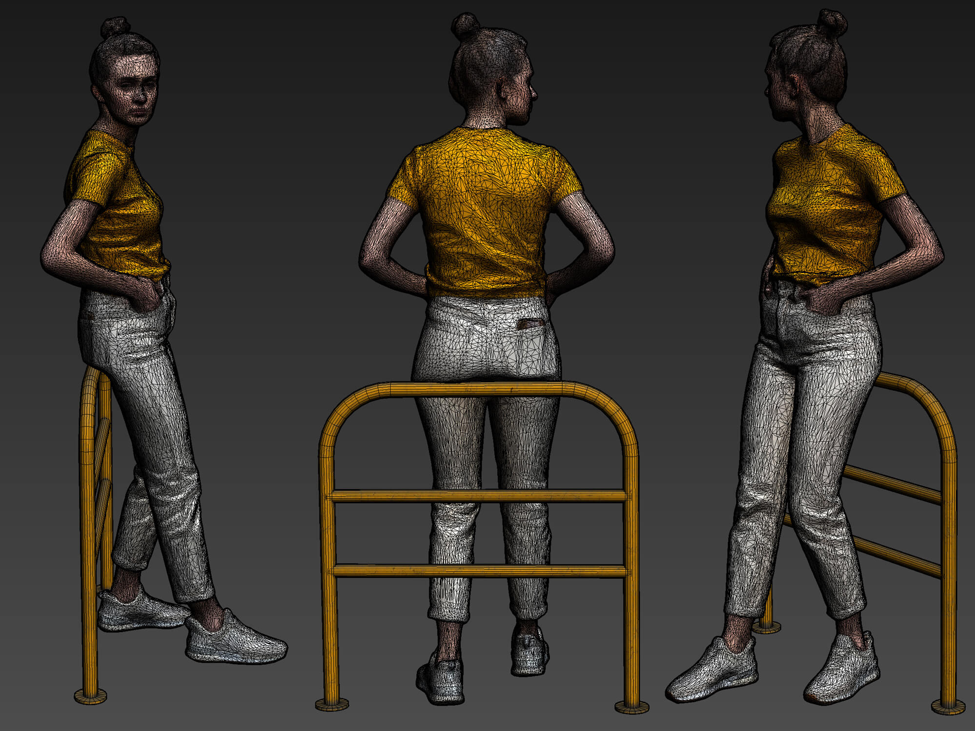 Stylized Casual Characters Volume 3 - 3D Model by Kanistra Studio