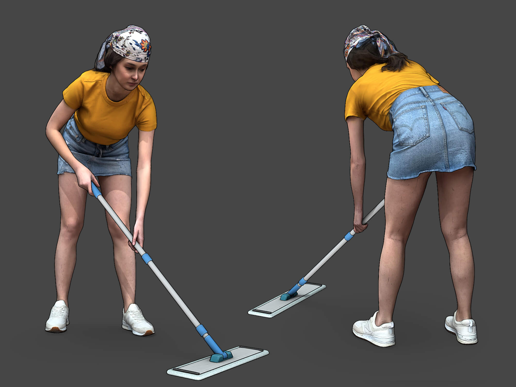 Stylized Casual Characters Volume 5 - 3D Model by Kanistra Studio