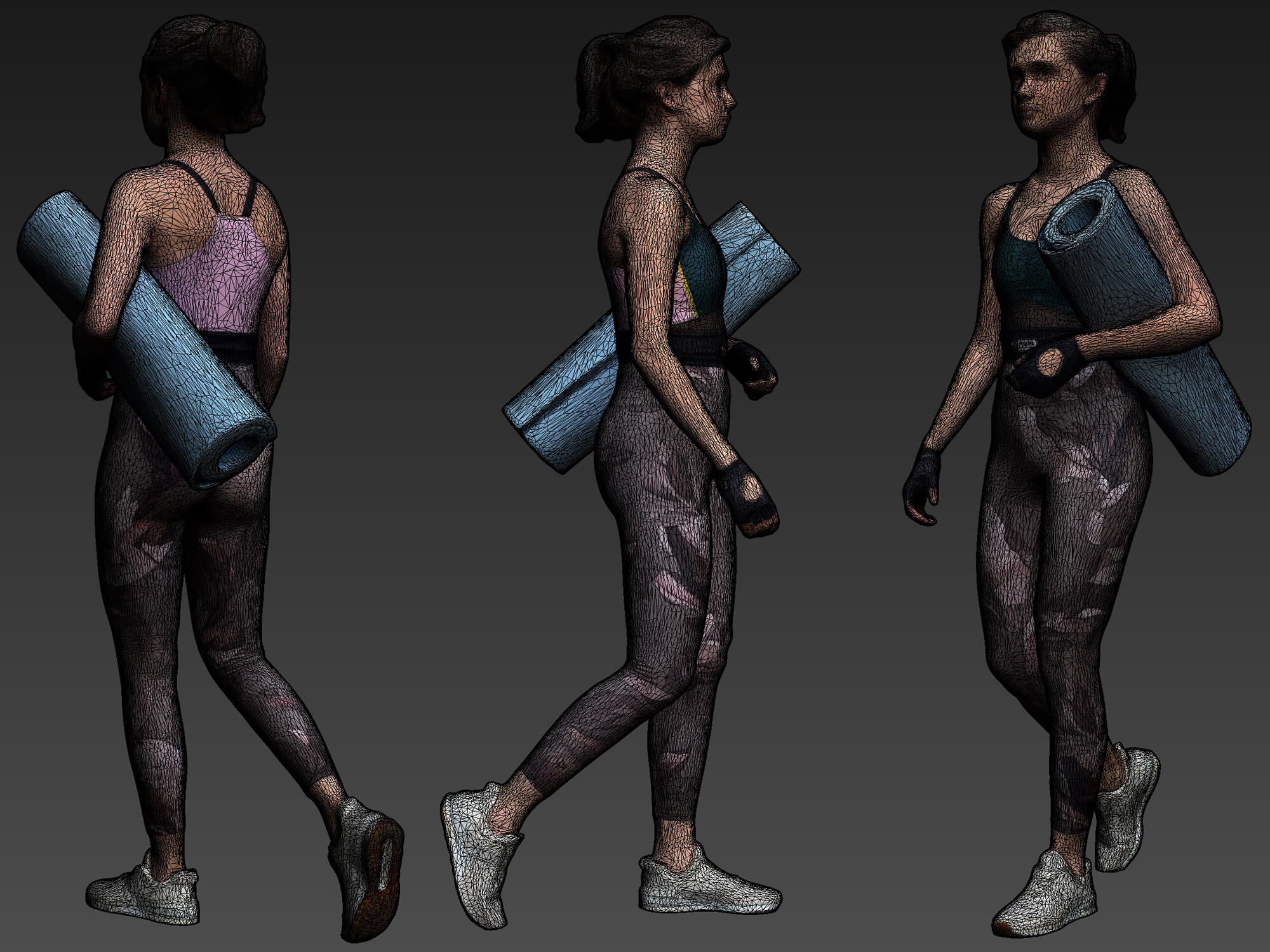 Stylized Fitness Character - 3D Model by Kanistra Studio