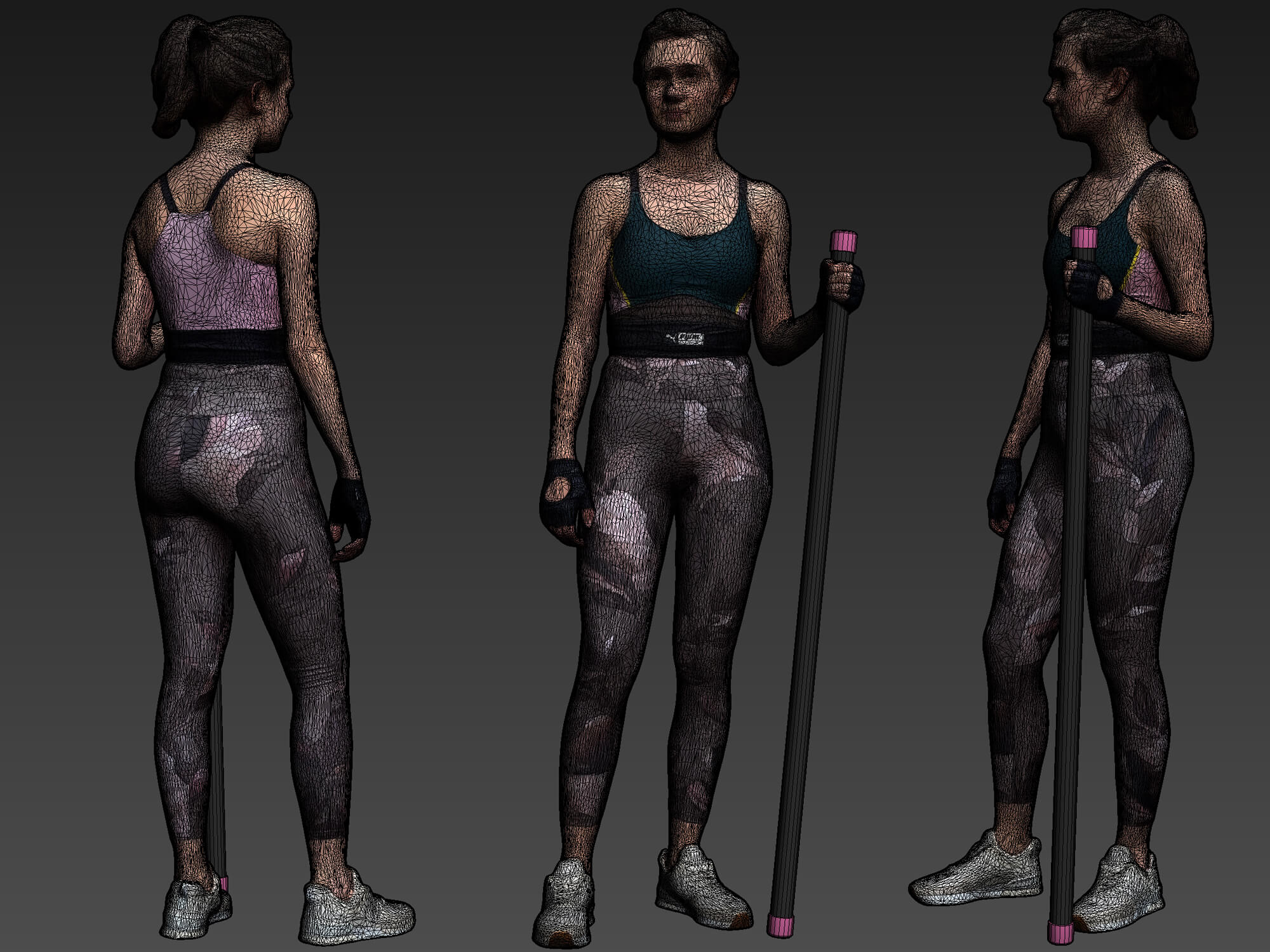 Stylized Fitness Character - 3D Model by Kanistra Studio