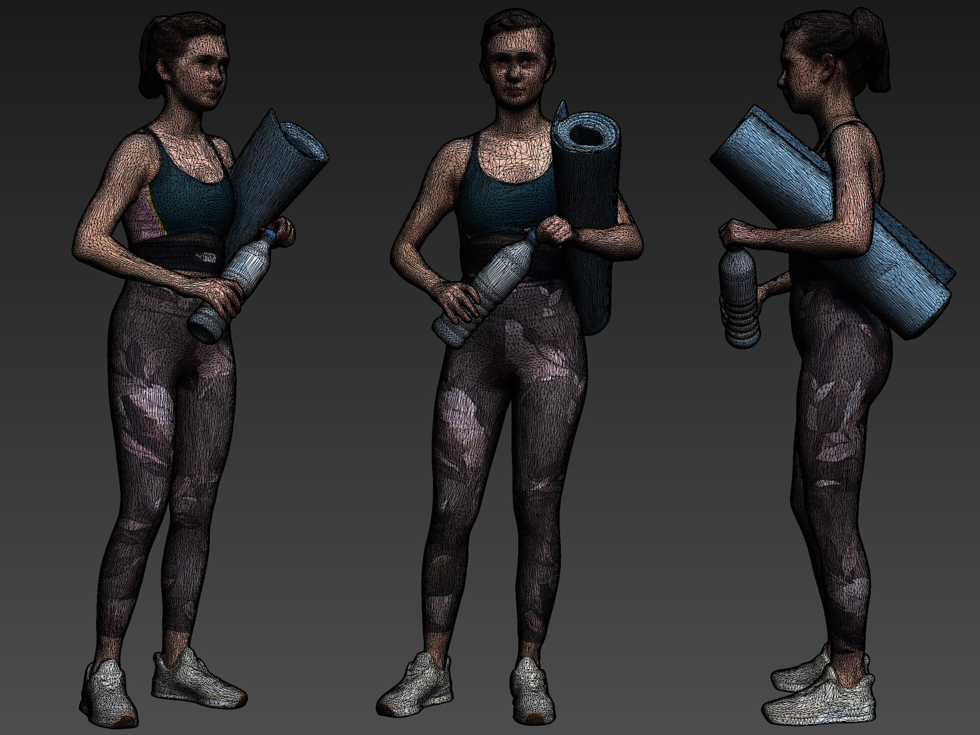 Stylized Fitness Character - 3D Model by Kanistra Studio