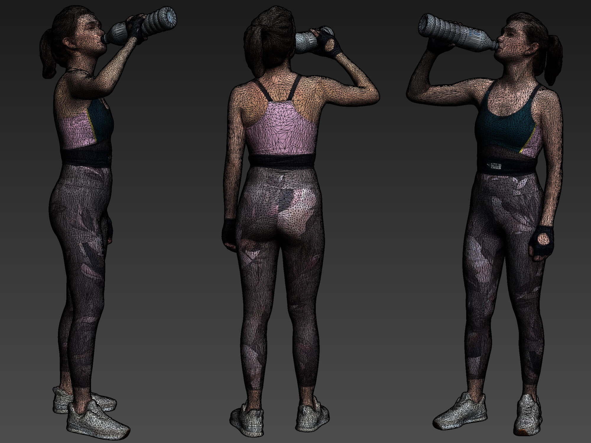 Stylized Fitness Character - 3D Model by Kanistra Studio