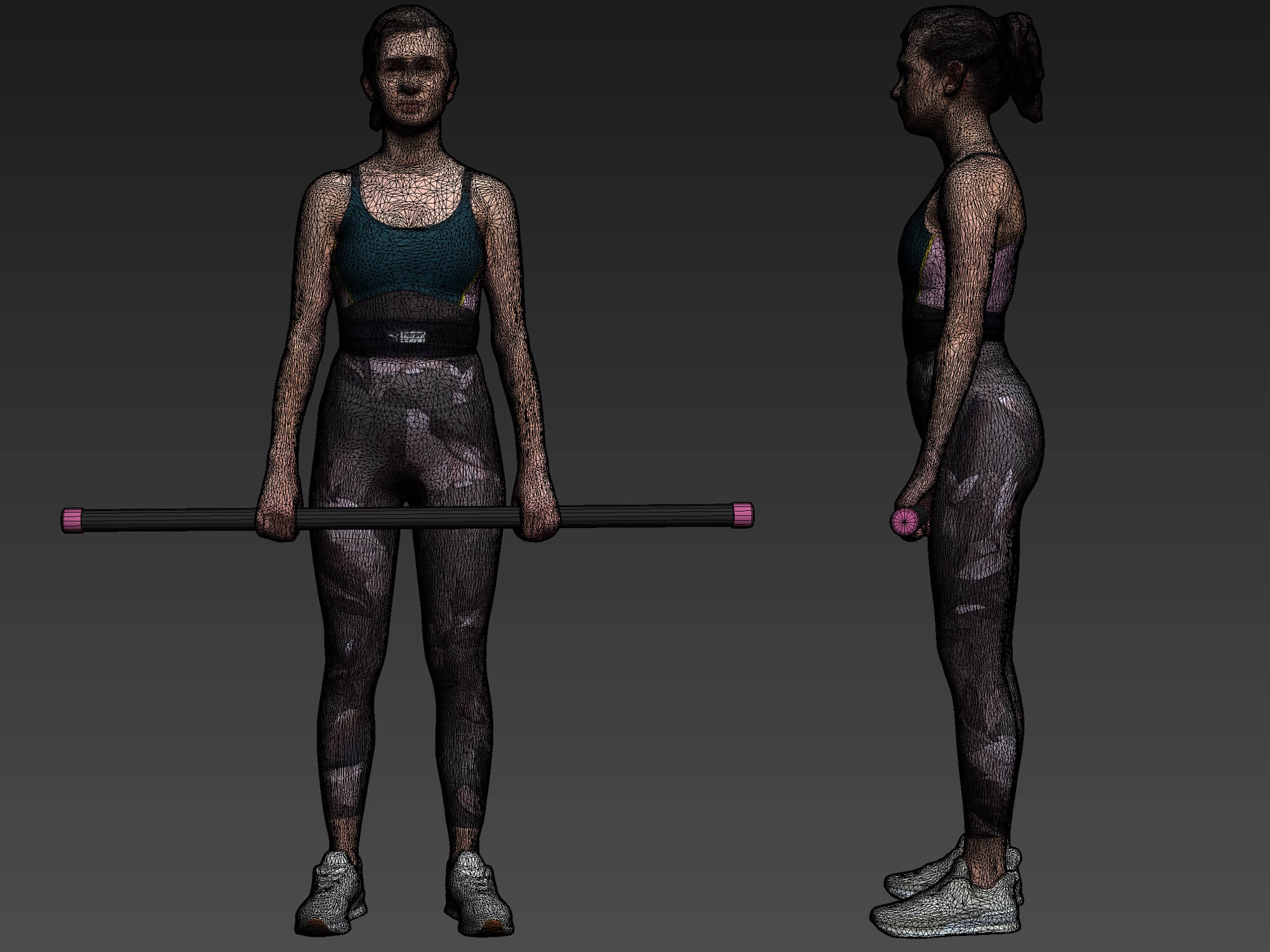Stylized Fitness Character - 3D Model by Kanistra Studio