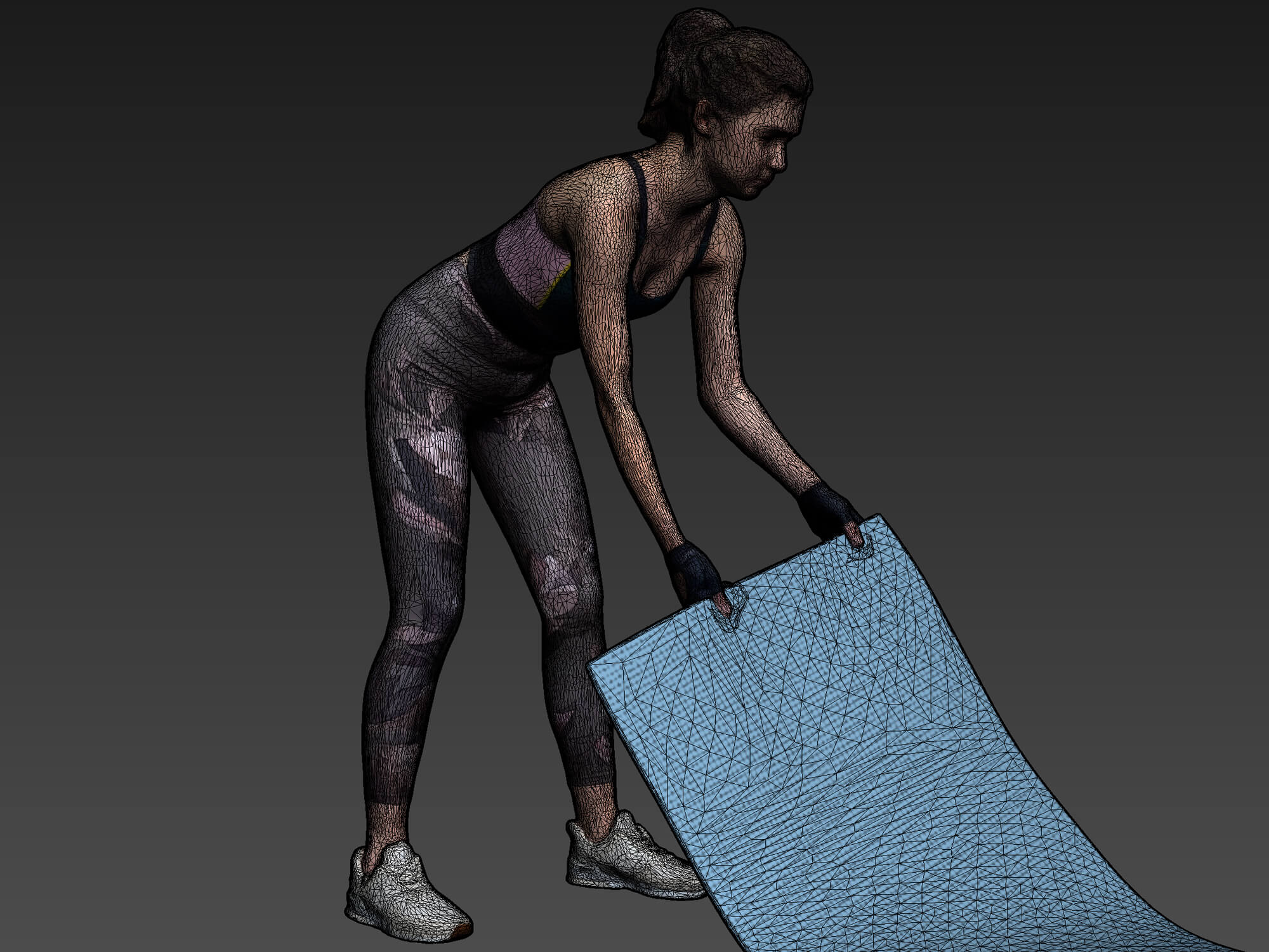 Stylized Fitness Character - 3D Model by Kanistra Studio