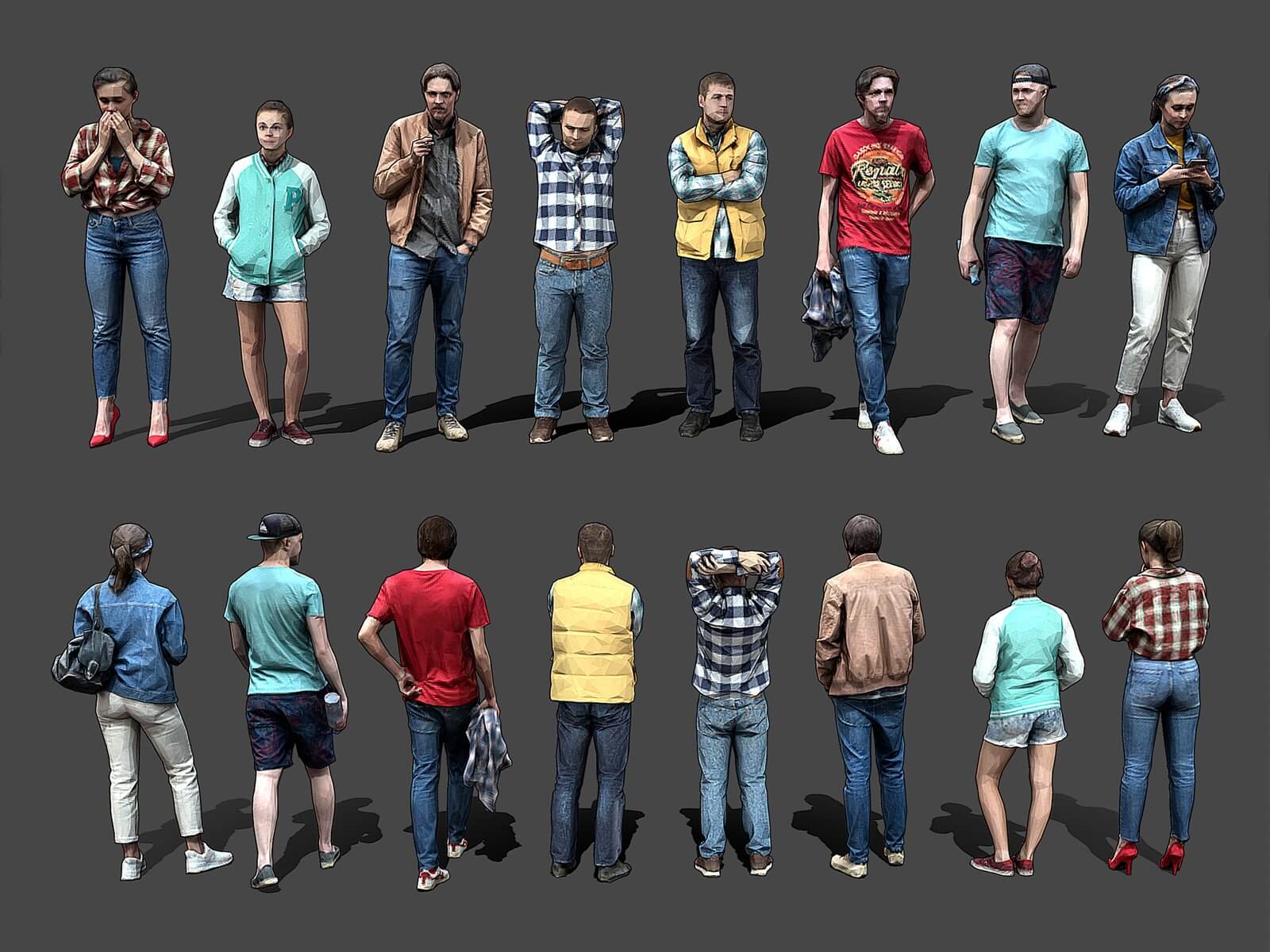 Stylized People Complete Pack - 3D Model by Kanistra Studio
