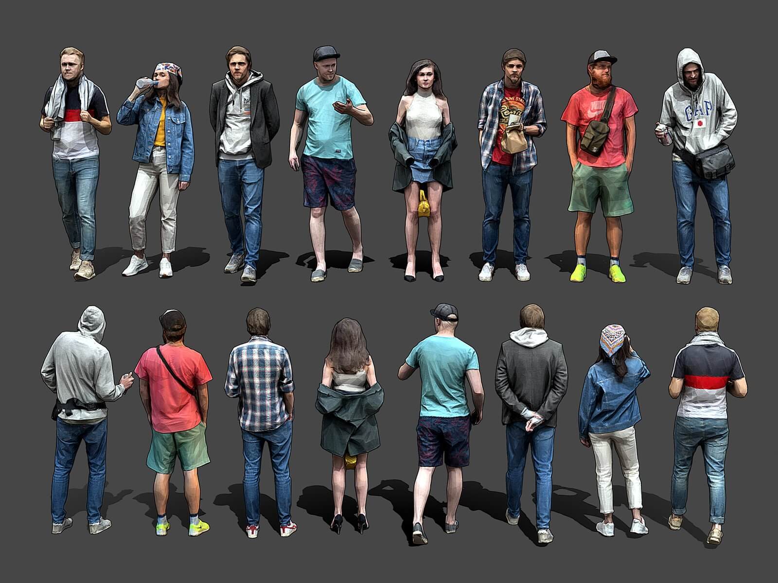 Stylized People Complete Pack - 3D Model by Kanistra Studio