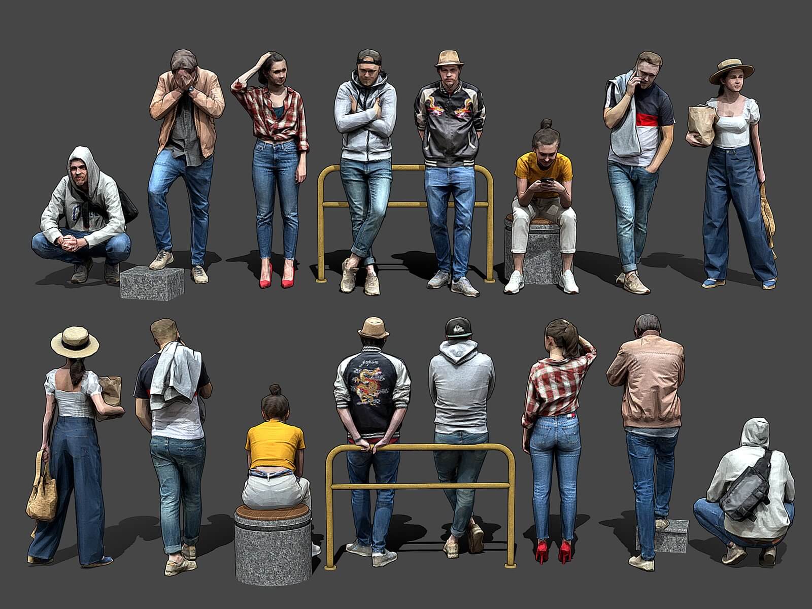 Stylized People Complete Pack - 3D Model by Kanistra Studio
