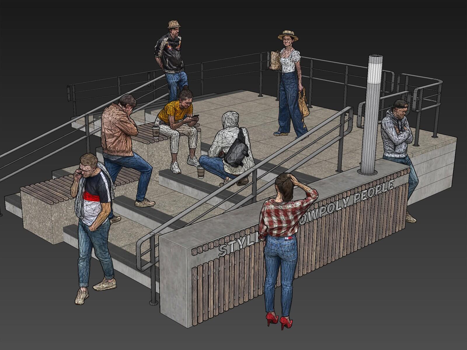 Stylized People Complete Pack - 3D Model by Kanistra Studio