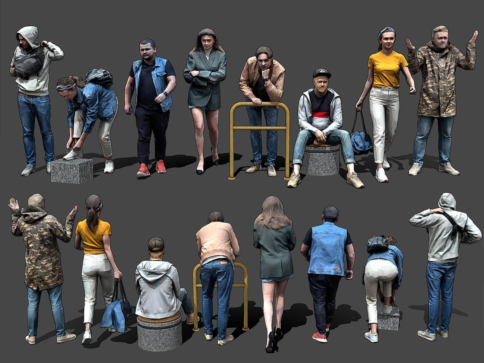 Stylized People Complete Pack - 3D Model by Kanistra Studio
