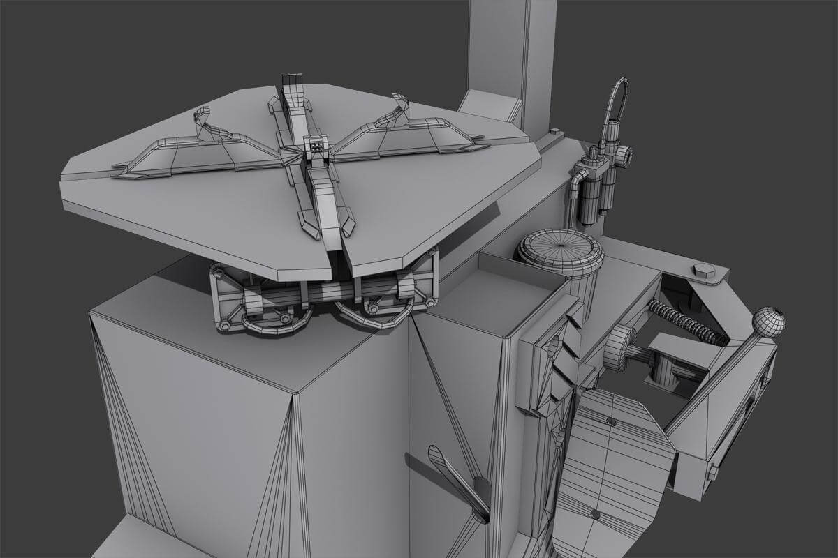 Tire Changer Machine - 3D Model by Kanistra Studio