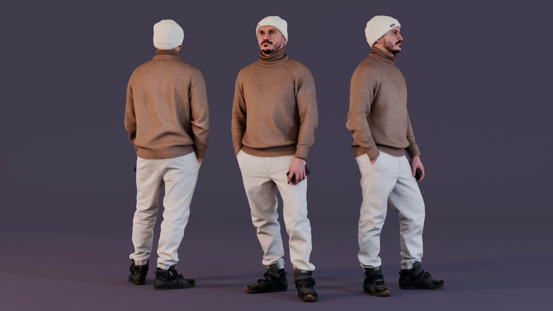 Turtleneck Guy - 3D Model by Kanistra Studio
