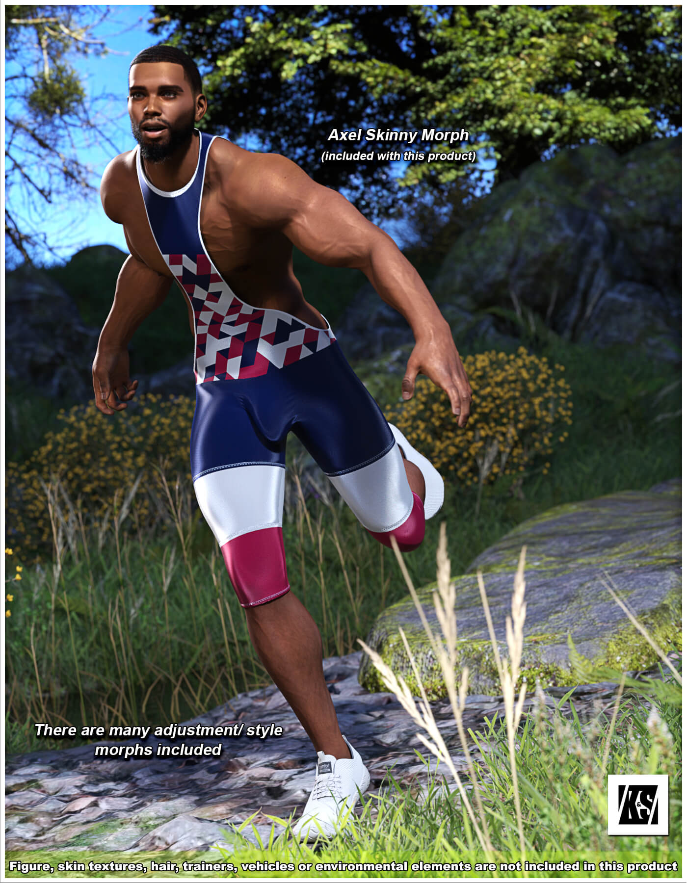 BSB - Axel Outfit for Genesis 9 Male Daz Content by Kaos3D