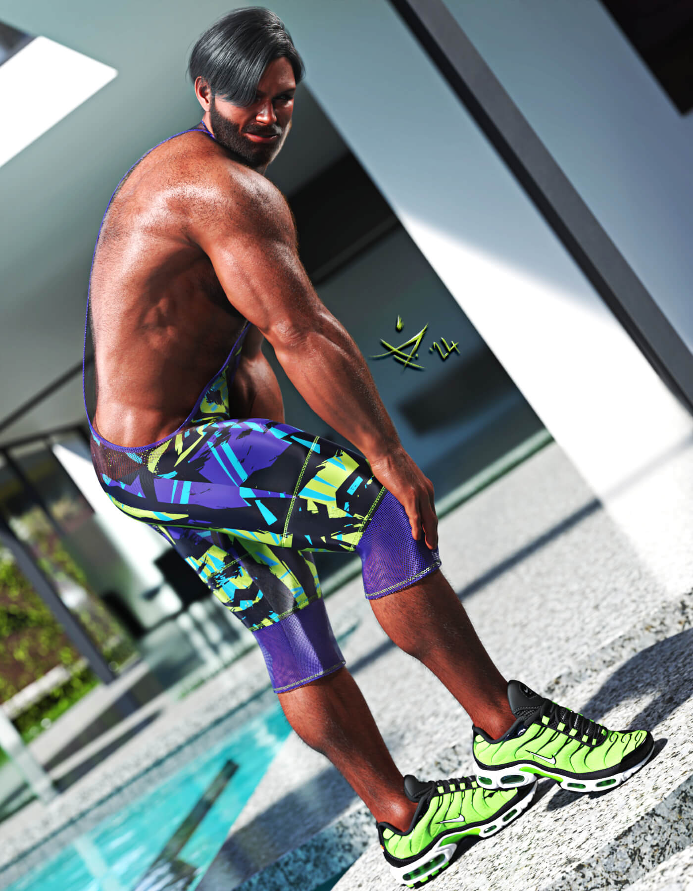 BSB - Axel Outfit for Genesis 9 Male Daz Content by Kaos3D