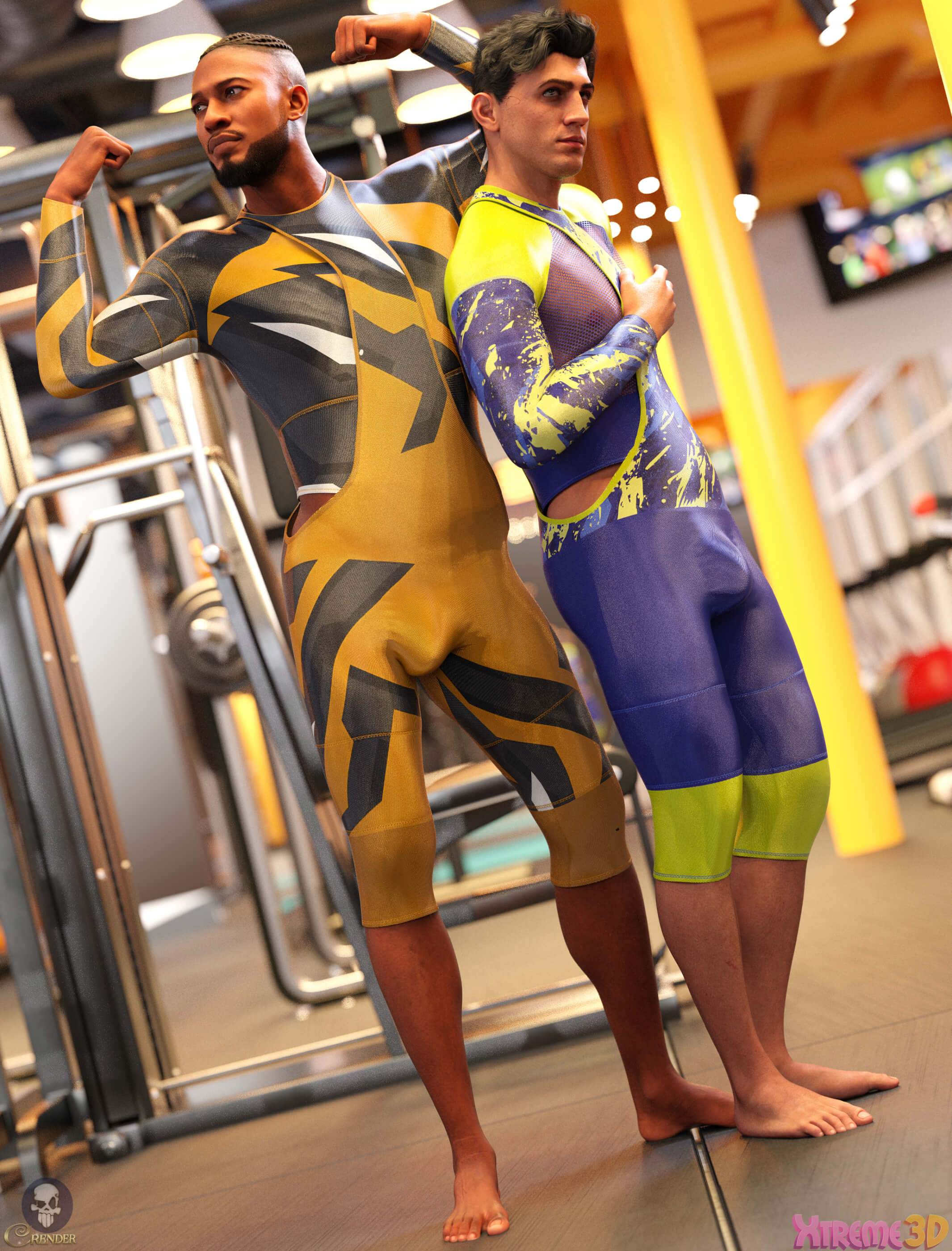 BSB - Axel Outfit for Genesis 9 Male Daz Content by Kaos3D