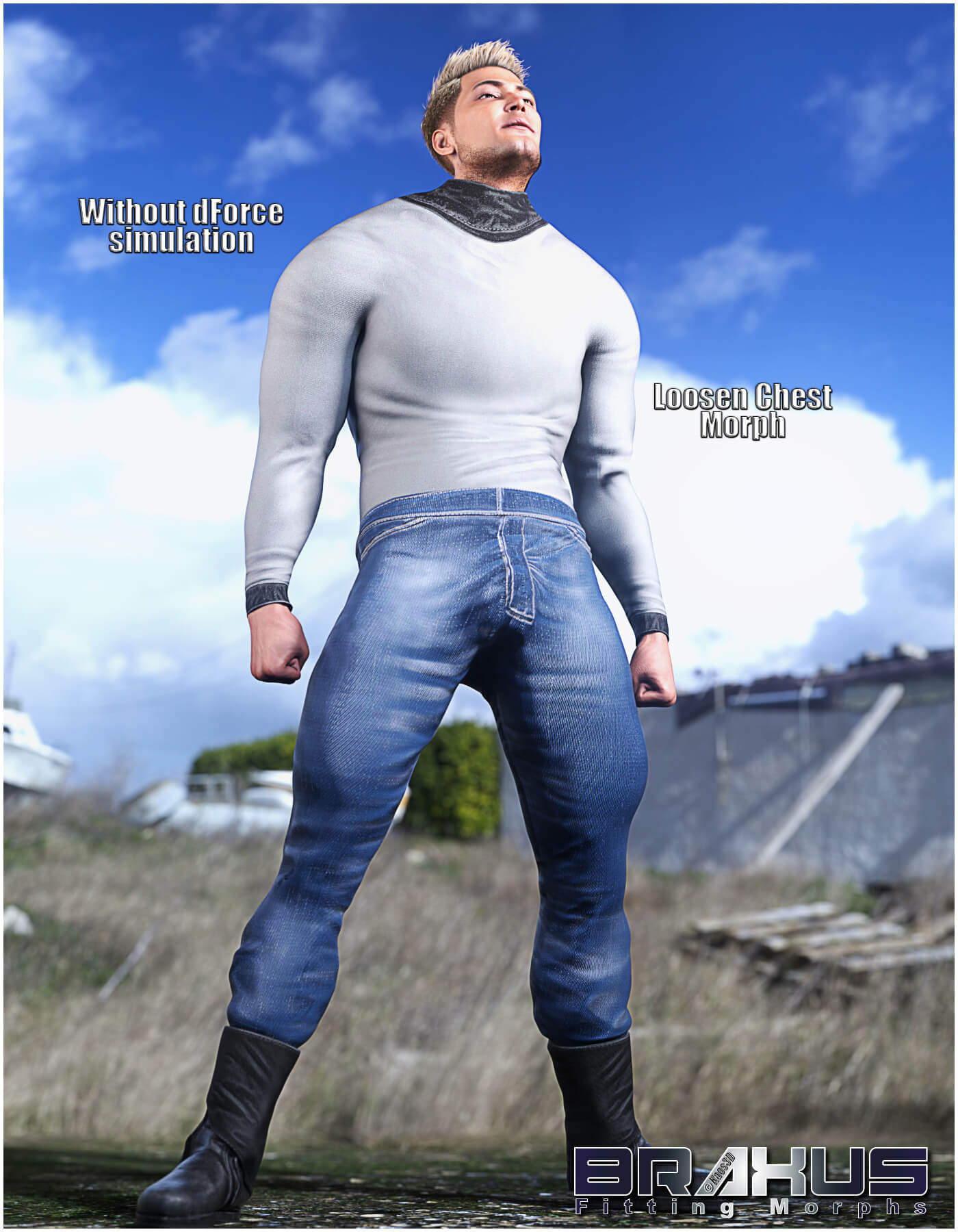 CG Braxus HD Fitting Morphs for Dystopian Captain Outfit - Daz Content ...