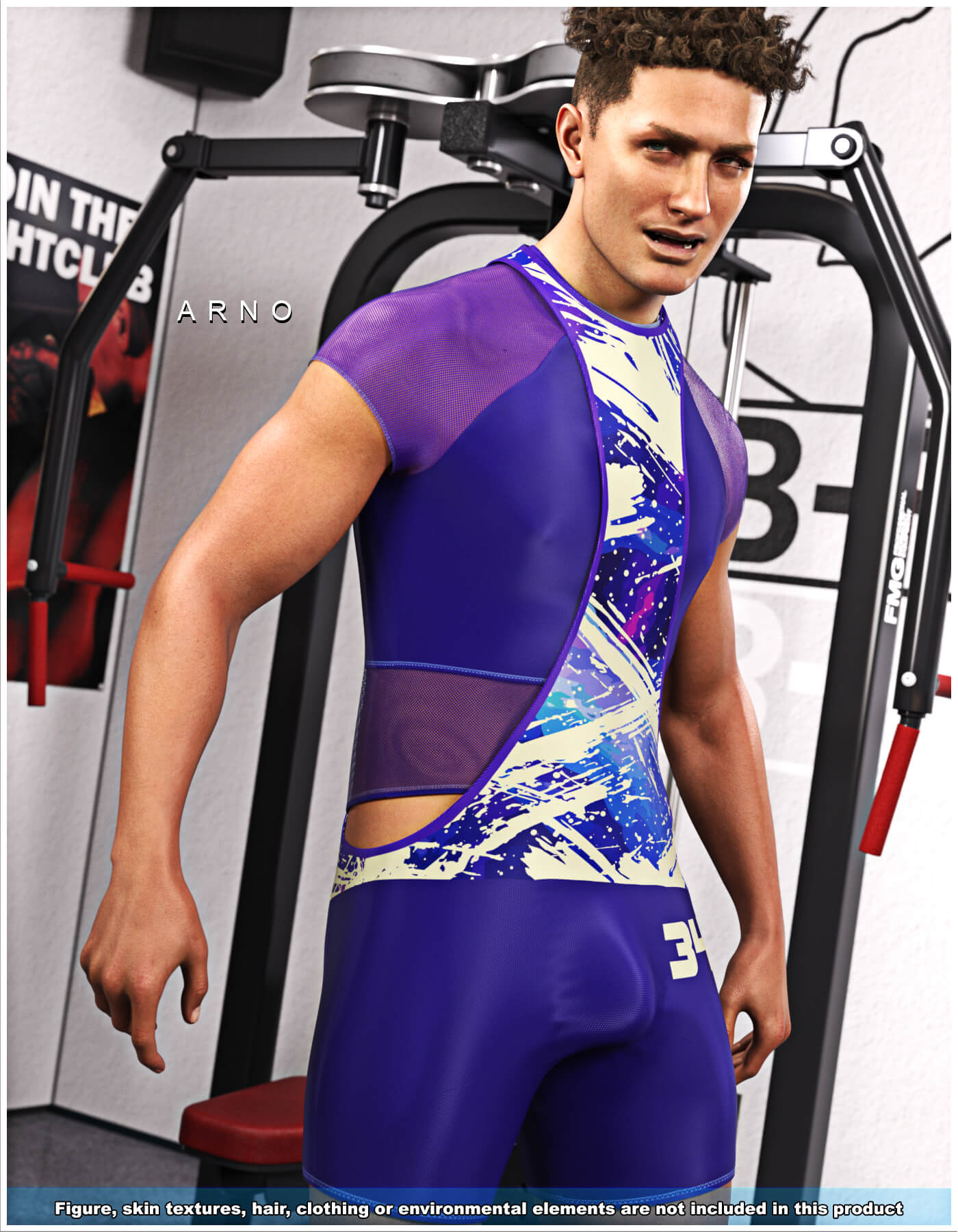 Dedicated Fits for BSB - Axel Outfit - Arno HD Fits Daz Content by Kaos3D