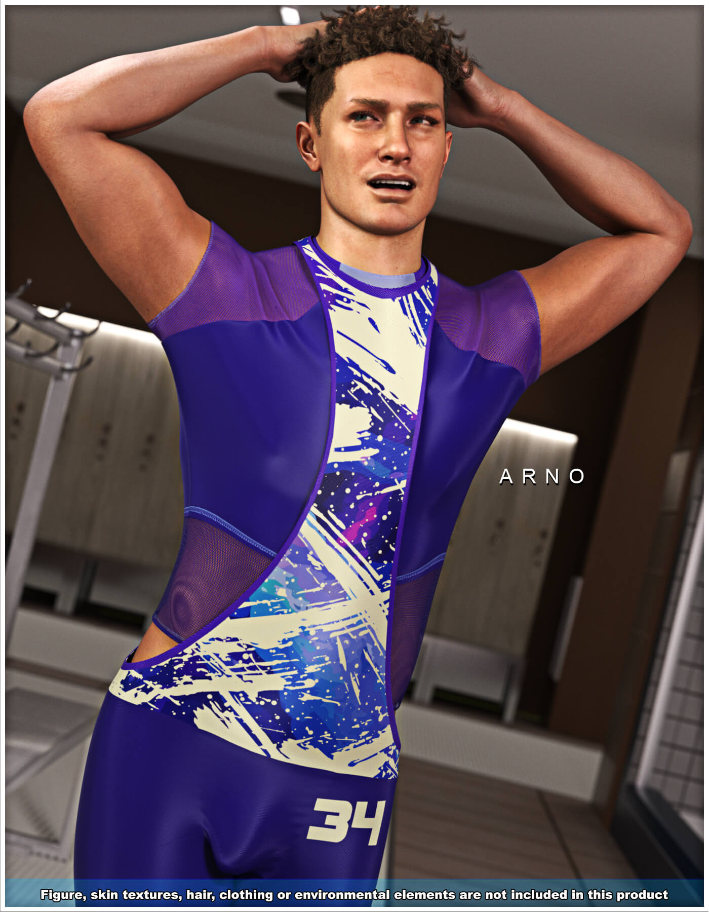 Dedicated Fits for BSB - Axel Outfit - Arno HD Fits Daz Content by Kaos3D