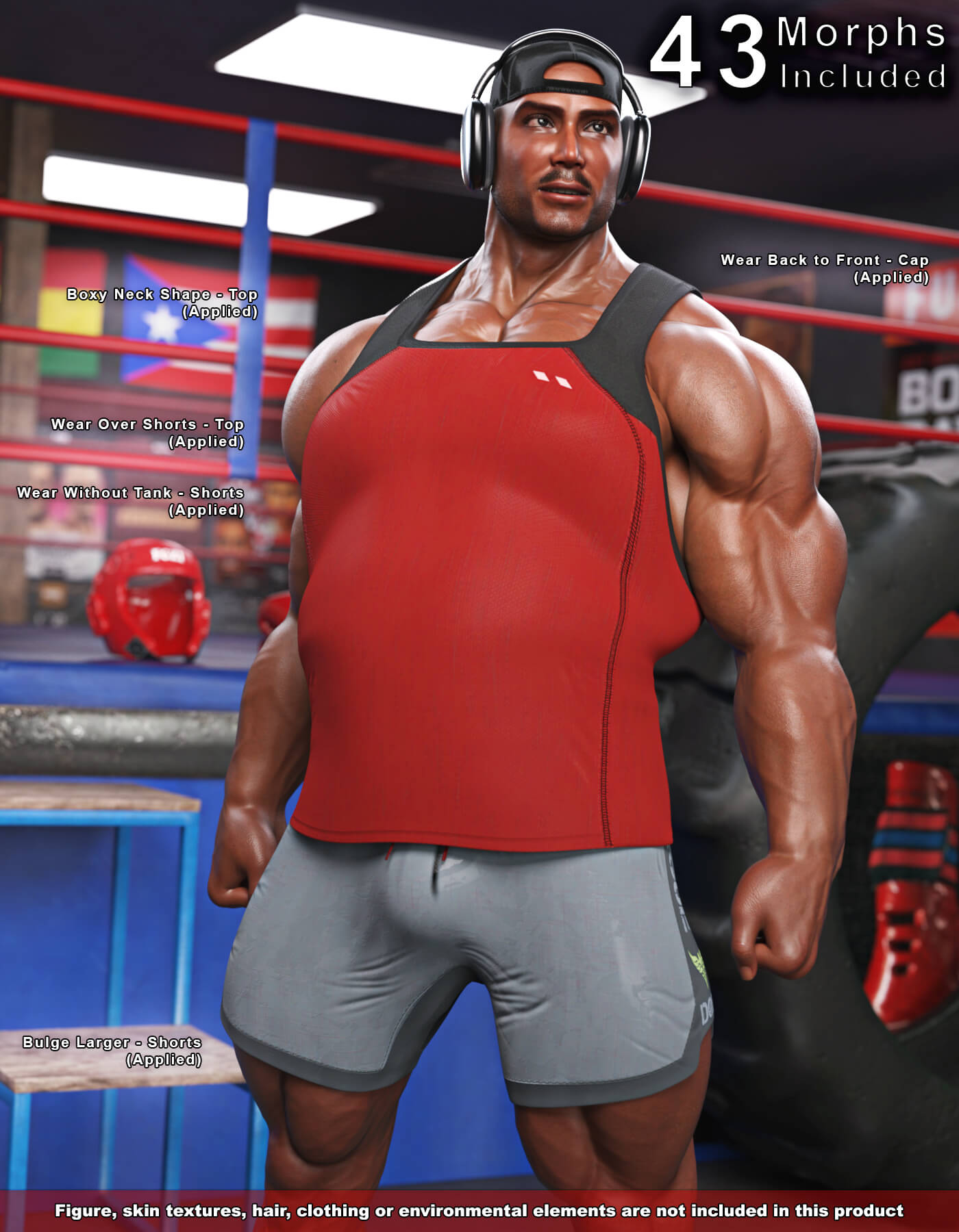 Dedicated Fits - Gym Boy 6-Pack Outfit for G9 - CG - Axon HD Daz ...