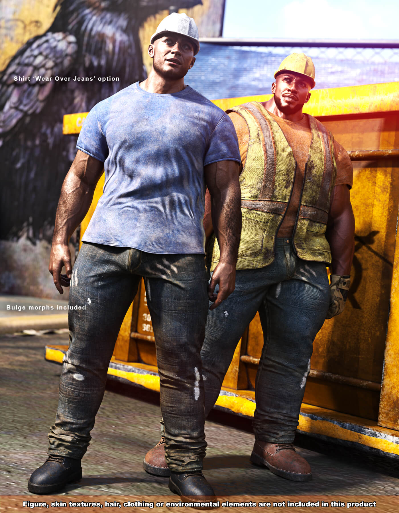 Df - Construction Worker for G9 - Green Orc & Utility Mo Daz Content by ...