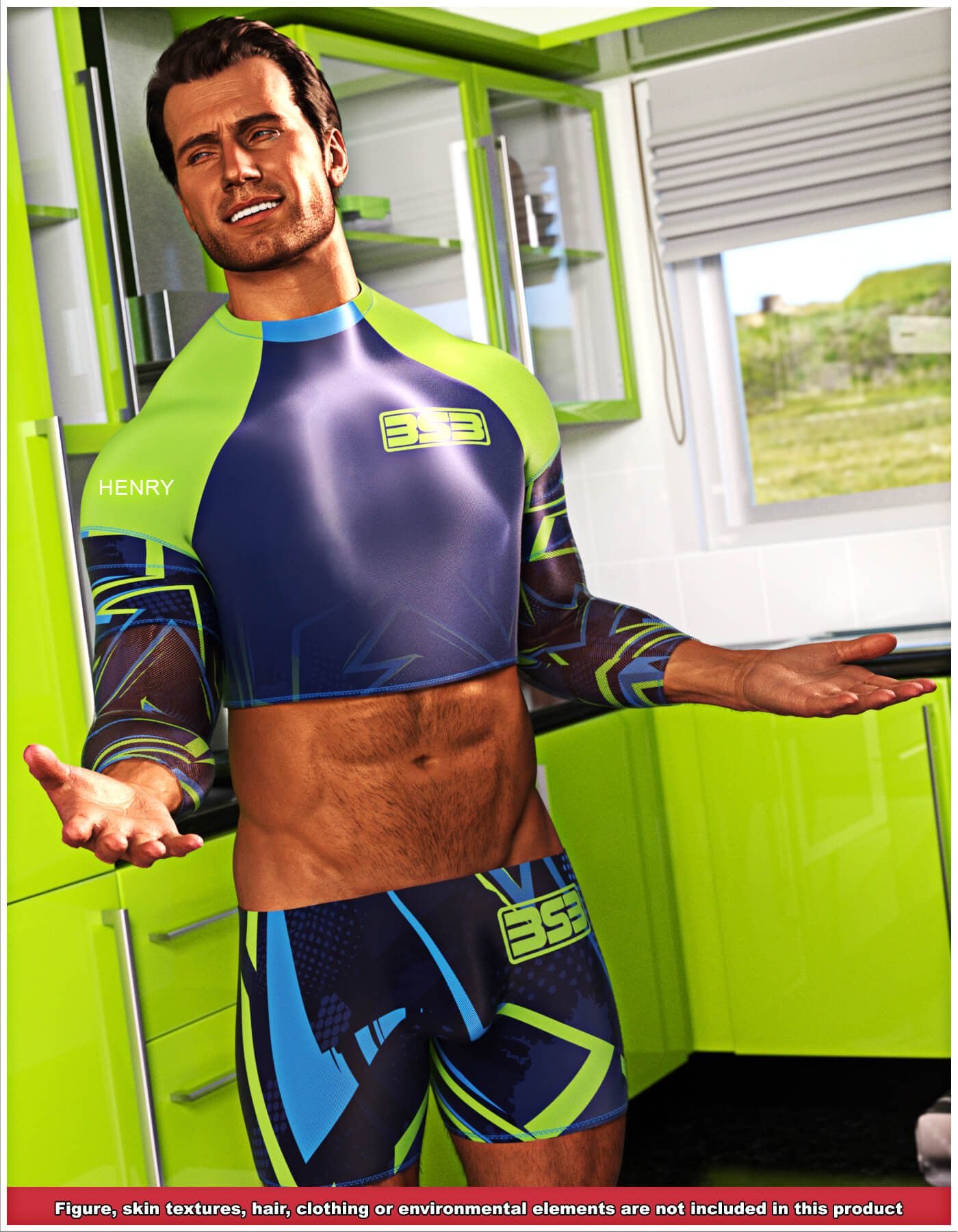 Df for BSB - Axel Outfit - Henry Fits Daz Content by Kaos3D