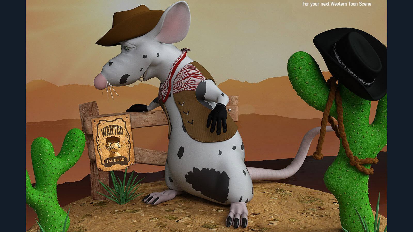 Bonanza Stand Props for Toons - Daz Content by KaRe3D