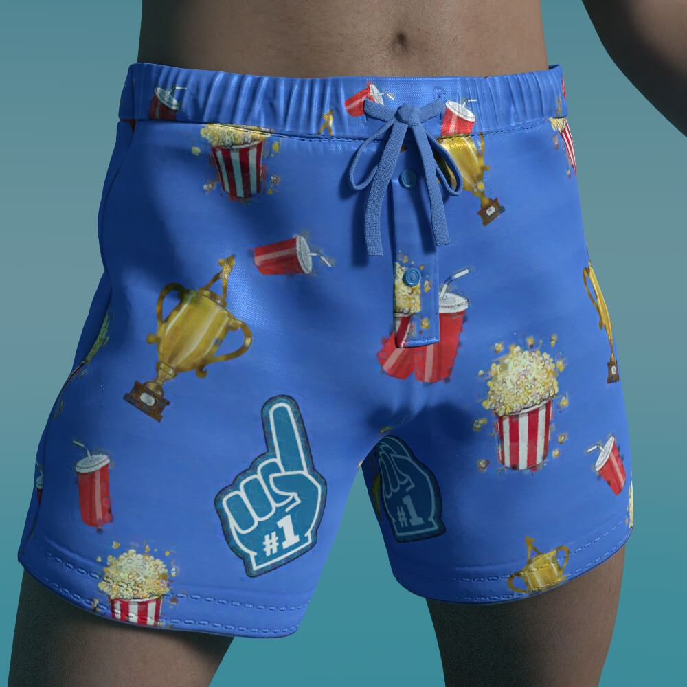 Boxers for Pajama Pants Adult G8 Male - Daz Content by KaRe3D