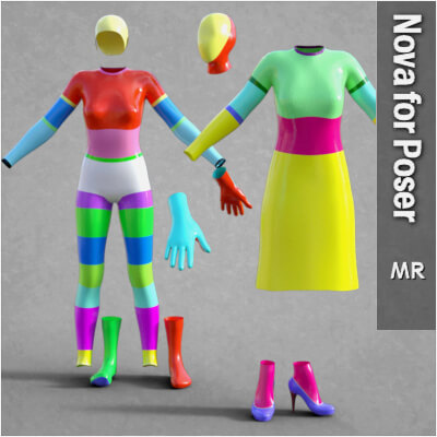 Developer Pack for Nova Poser - 3D Model by KaRe3D