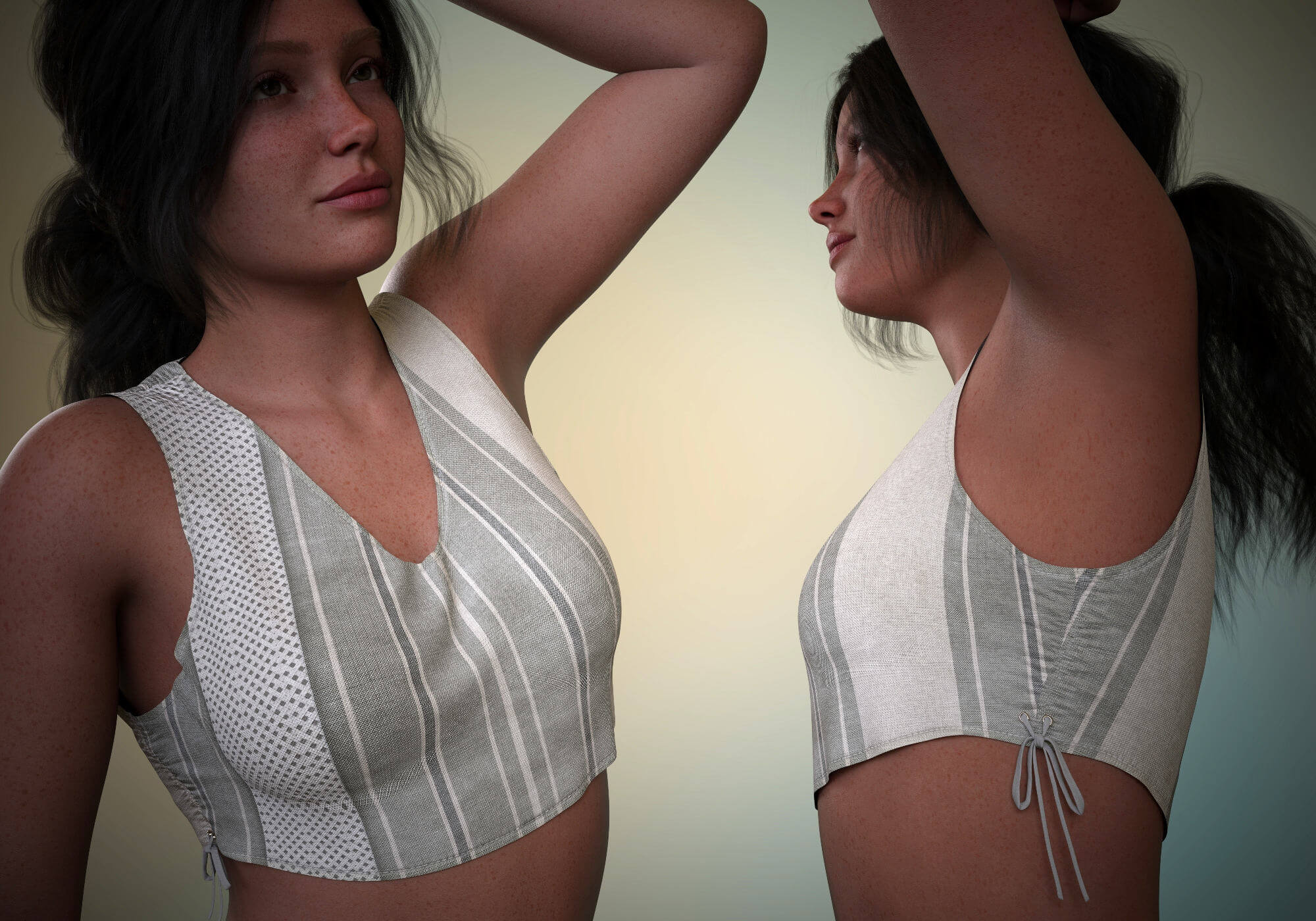 dForce Vivian Top for Genesis 9 Females - Daz Content by KaRe3D