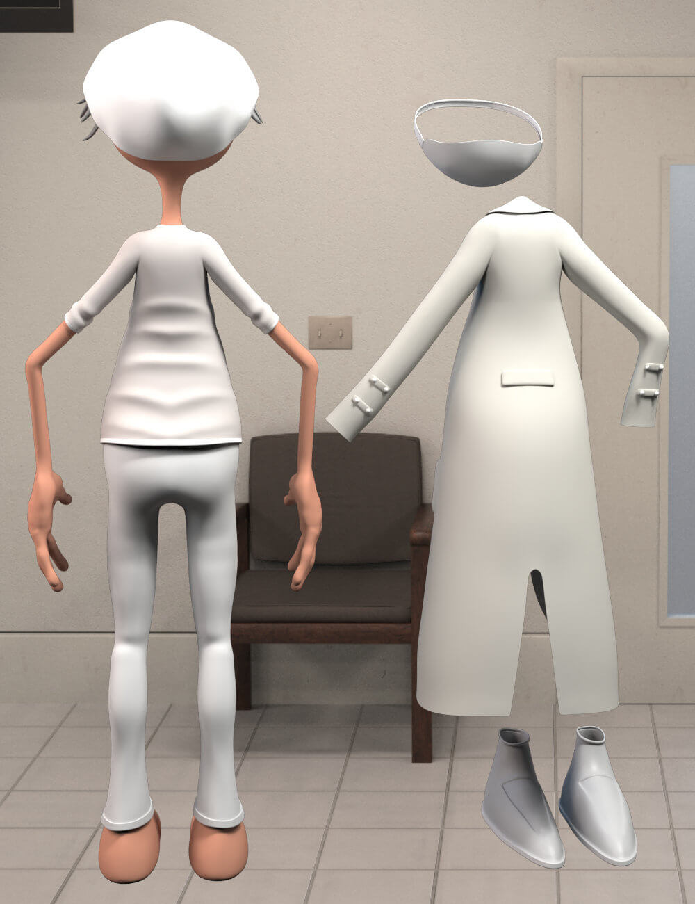 Doc Bong for Bong by Nursoda - Poser Content by KaRe3D