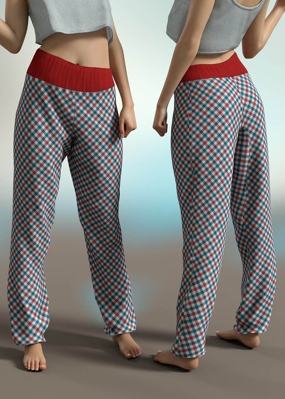 Fluffy Pants for Genesis 8 Females - Daz Content by KaRe3D