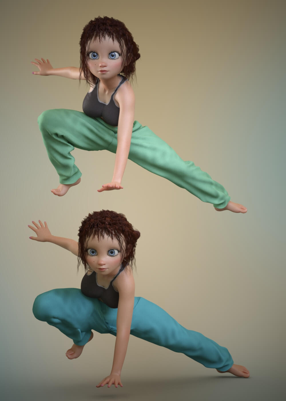 Fluffy Pants for Genesis 8 Females - Daz Content by KaRe3D