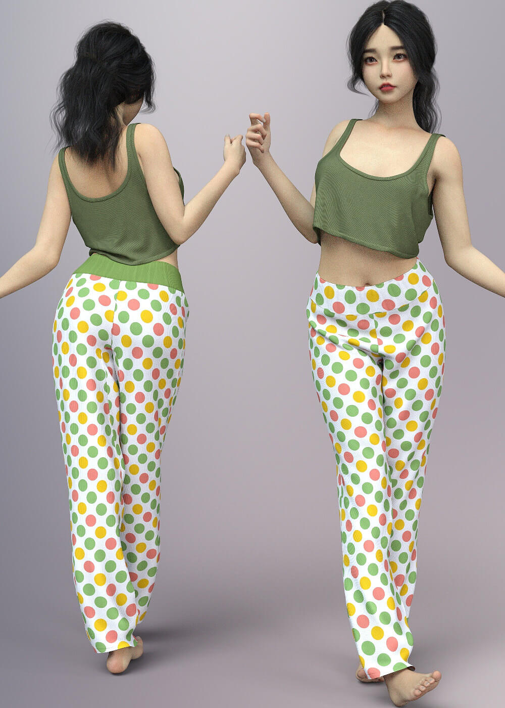 Fluffy Pants for Genesis 8 Females - Daz Content by KaRe3D