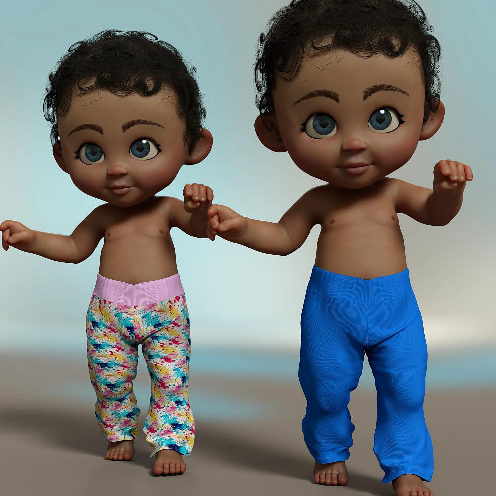 Fluffy Pants for Genesis 8 Females - Daz Content by KaRe3D