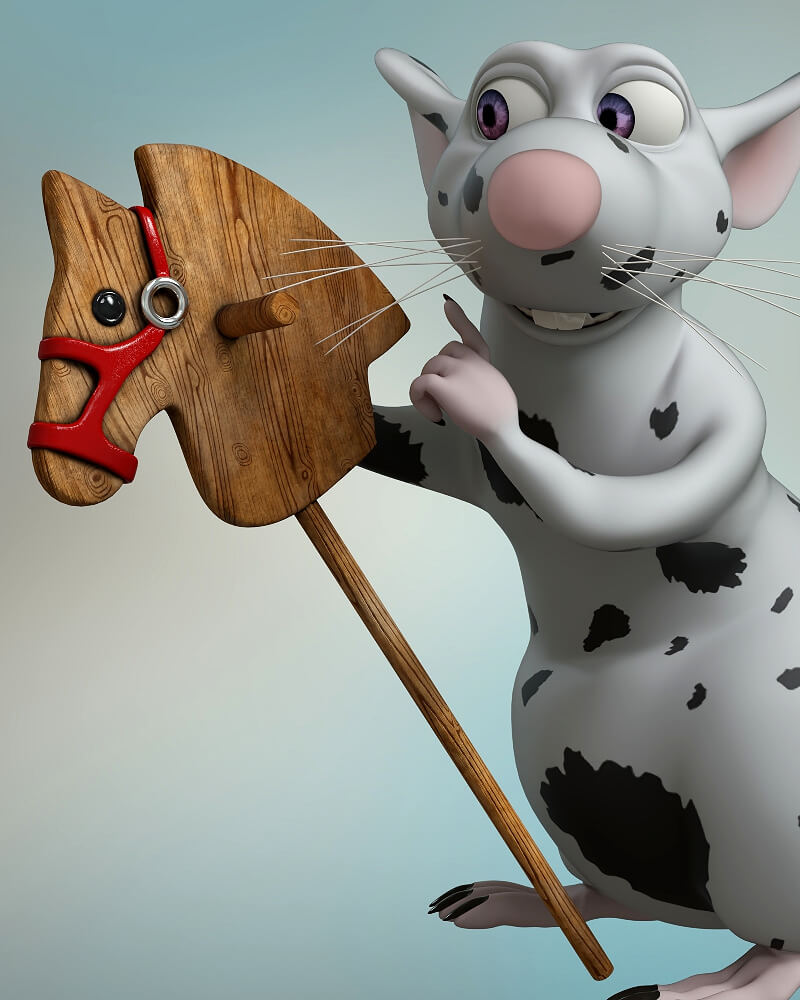 Hobbyhorse Prop - Free Daz Content by KaRe3D