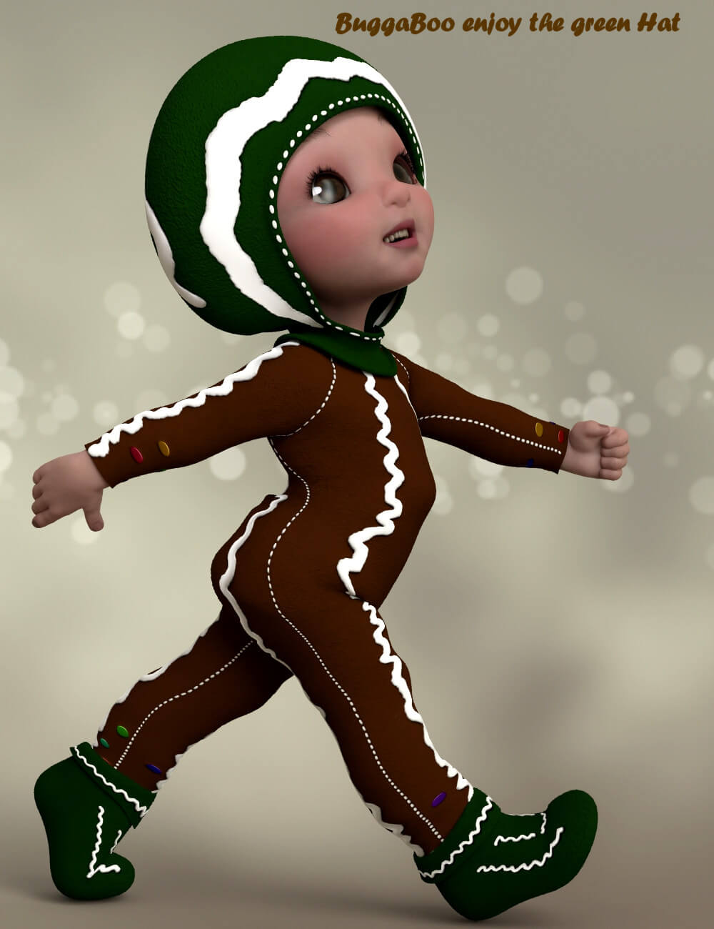 Toddler Ginger Outfit for Genesis 8 Female - Daz Content by KaRe3D