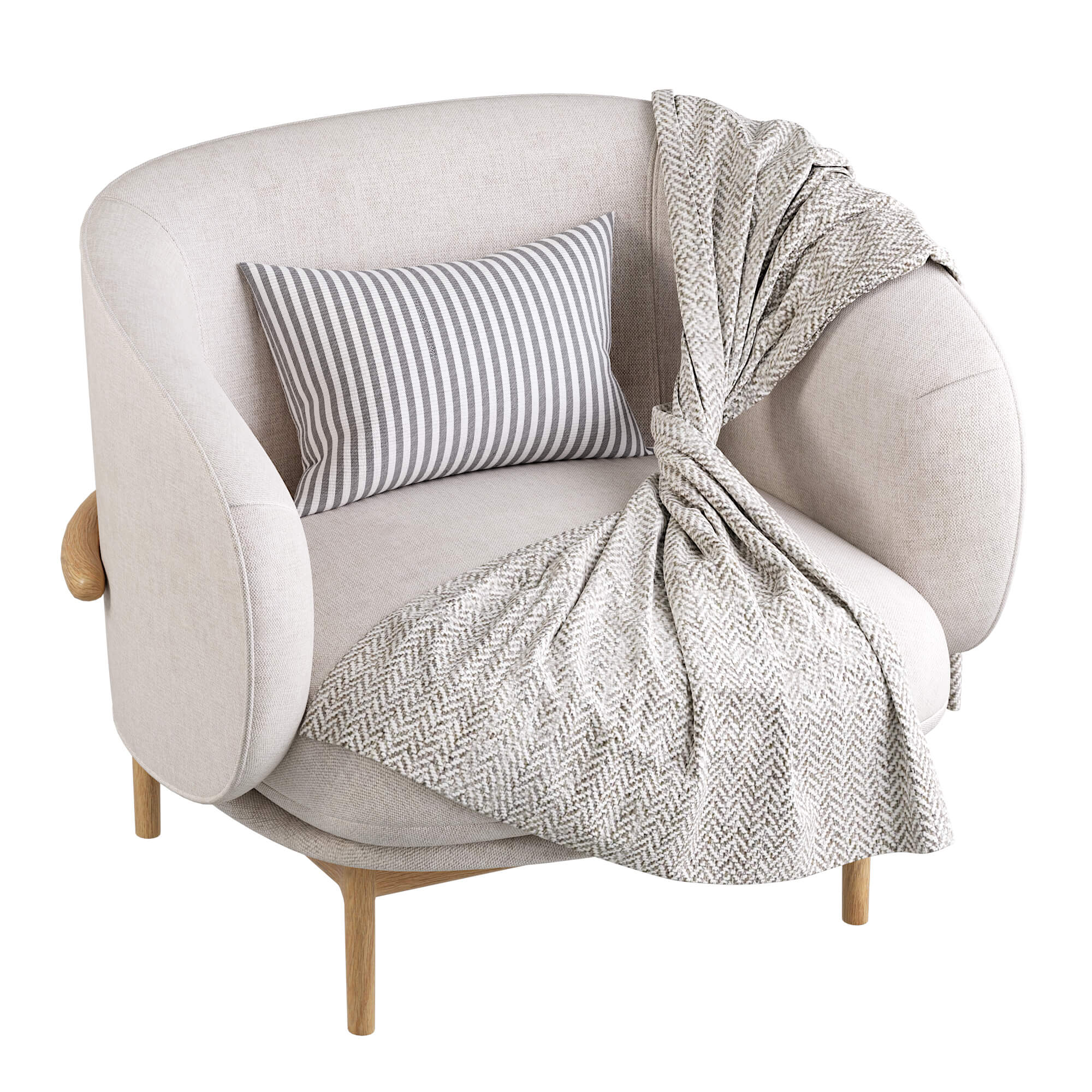 Mela Lounge Trimmed - 3D Model by Karimov Jamshid