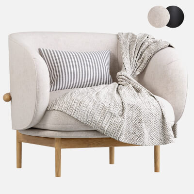 Mela Lounge Trimmed - 3D Model by Karimov Jamshid