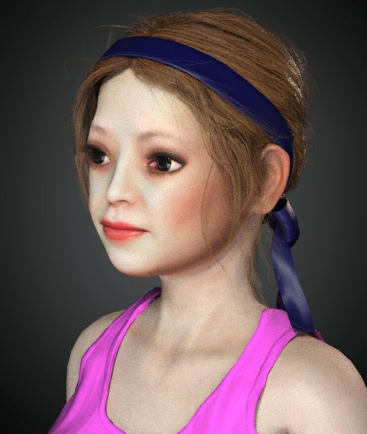 Woman 3D Render, Digital Art by karimR