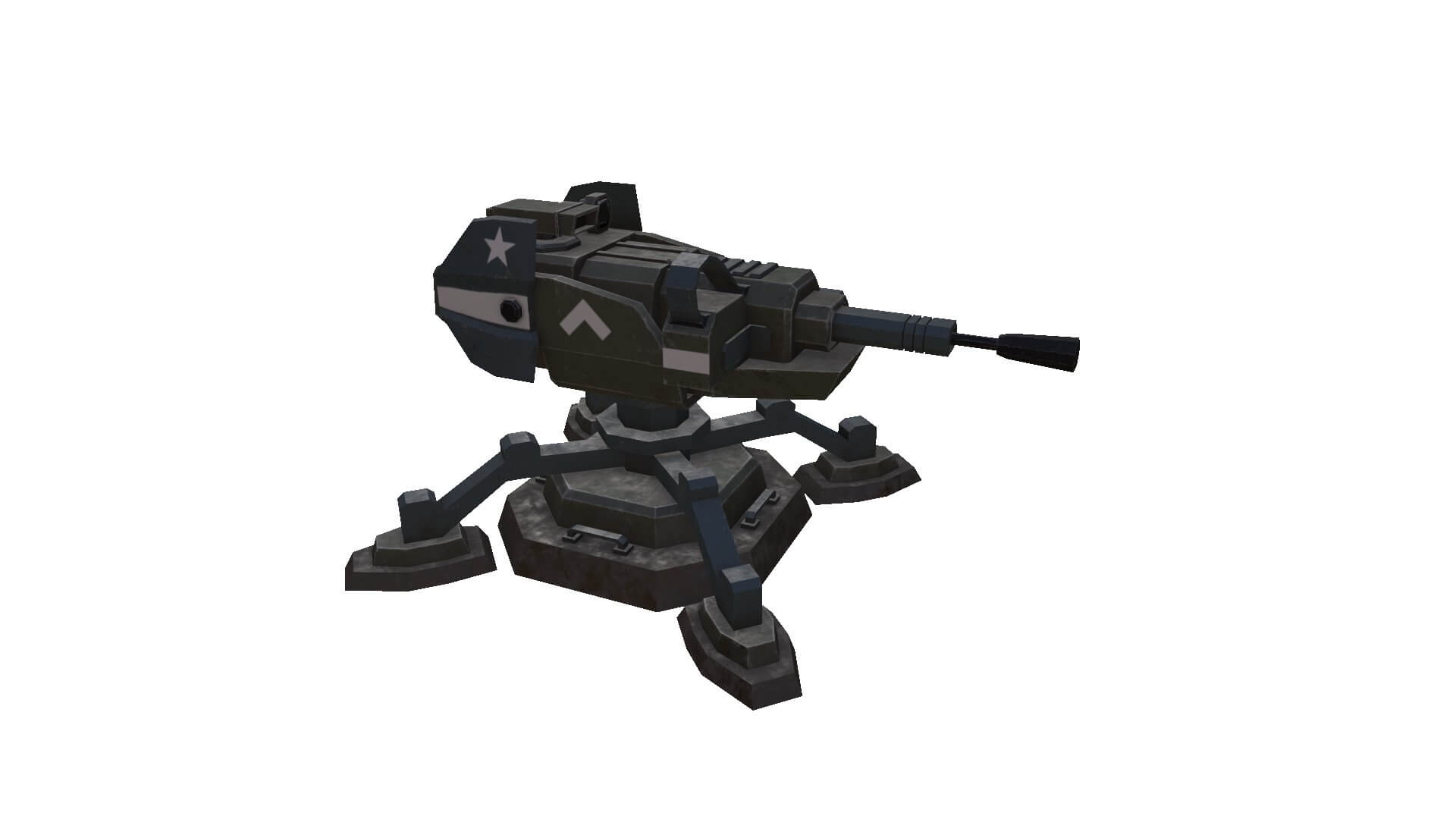 Tower Defense Turrets Pack - Free 3D Model by Kartoy