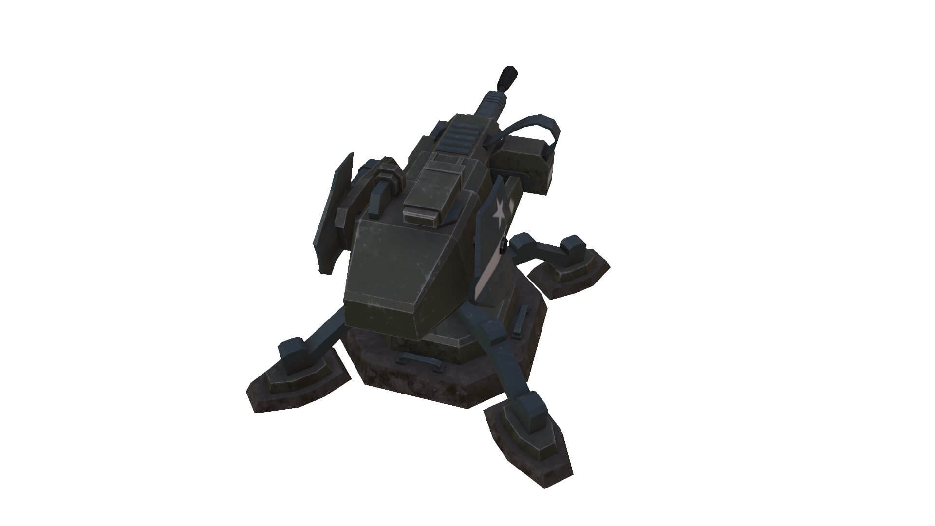 Tower Defense Turrets Pack - Free 3D Model by Kartoy