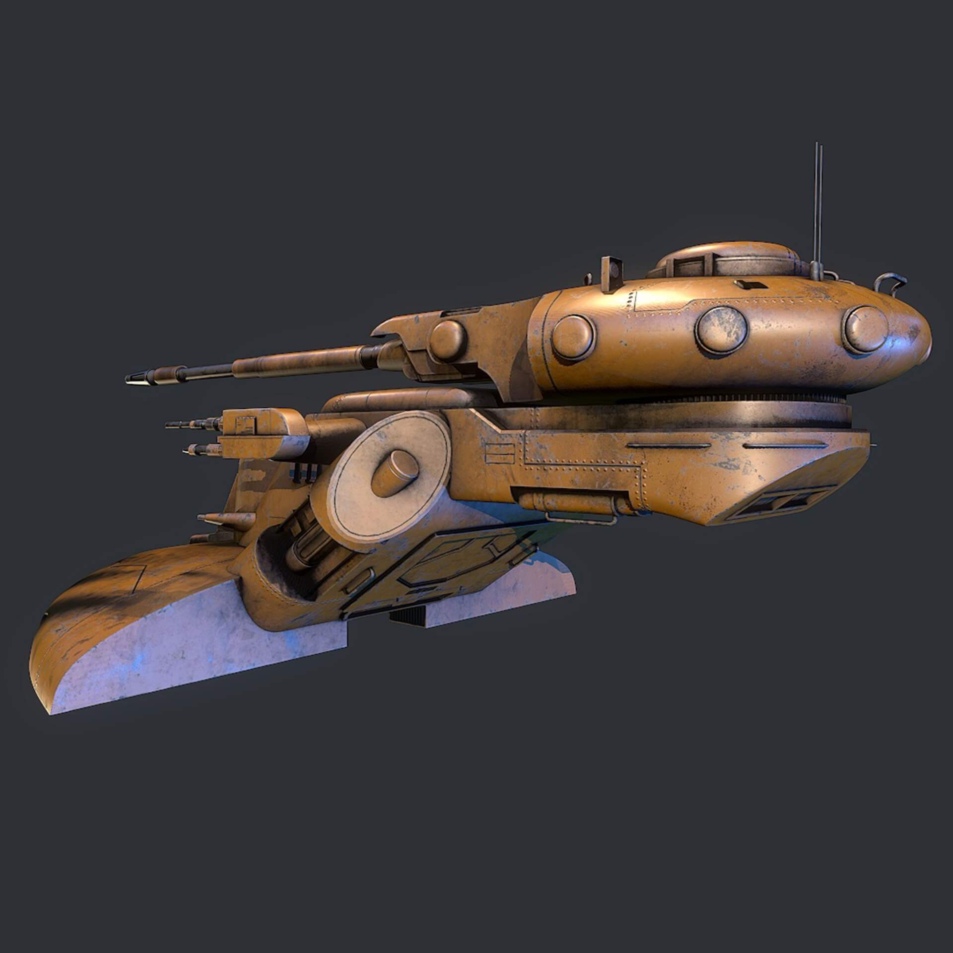 AAT Battle Star Wars - 3D Model by KATEDRA604