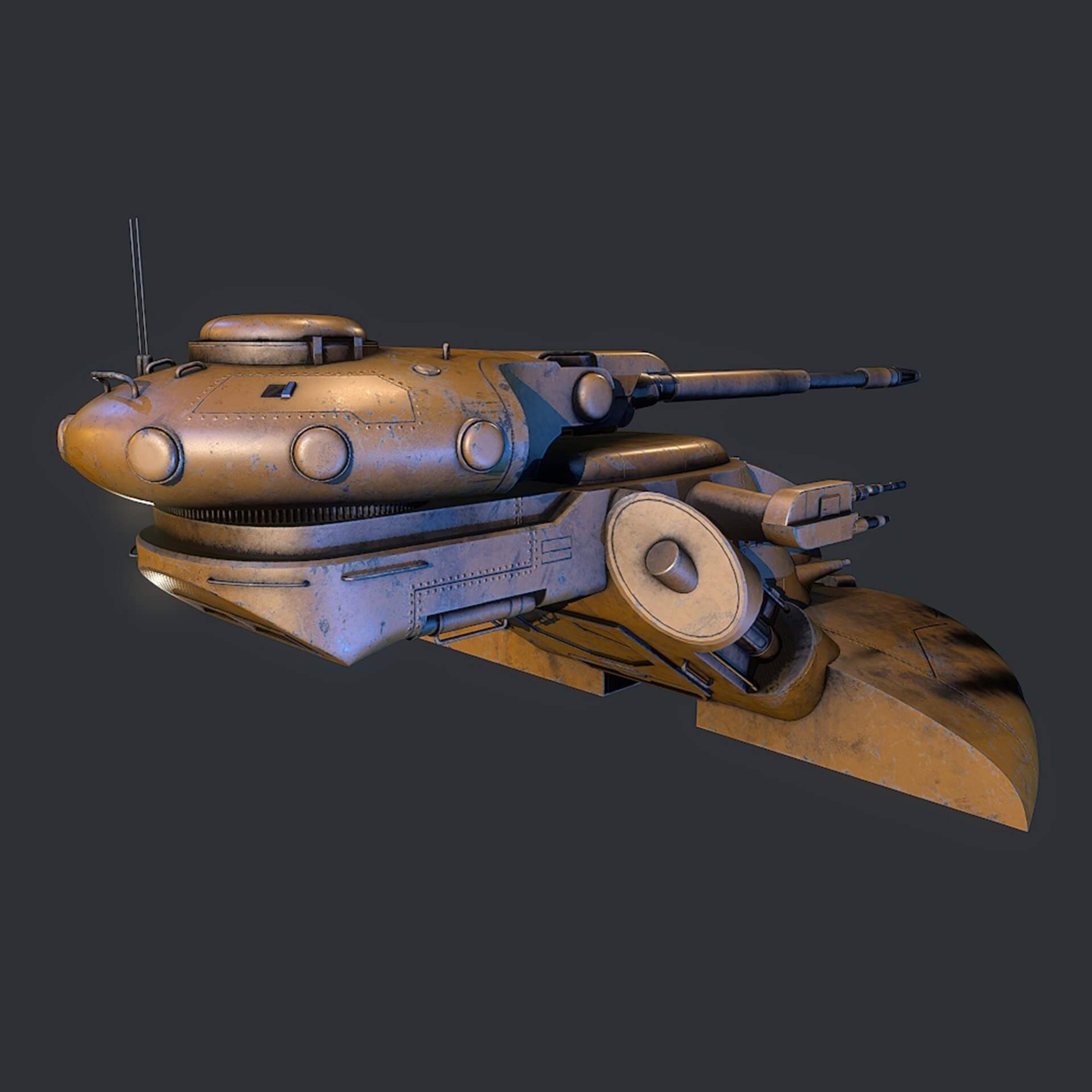 AAT Battle Star Wars - 3D Model by KATEDRA604