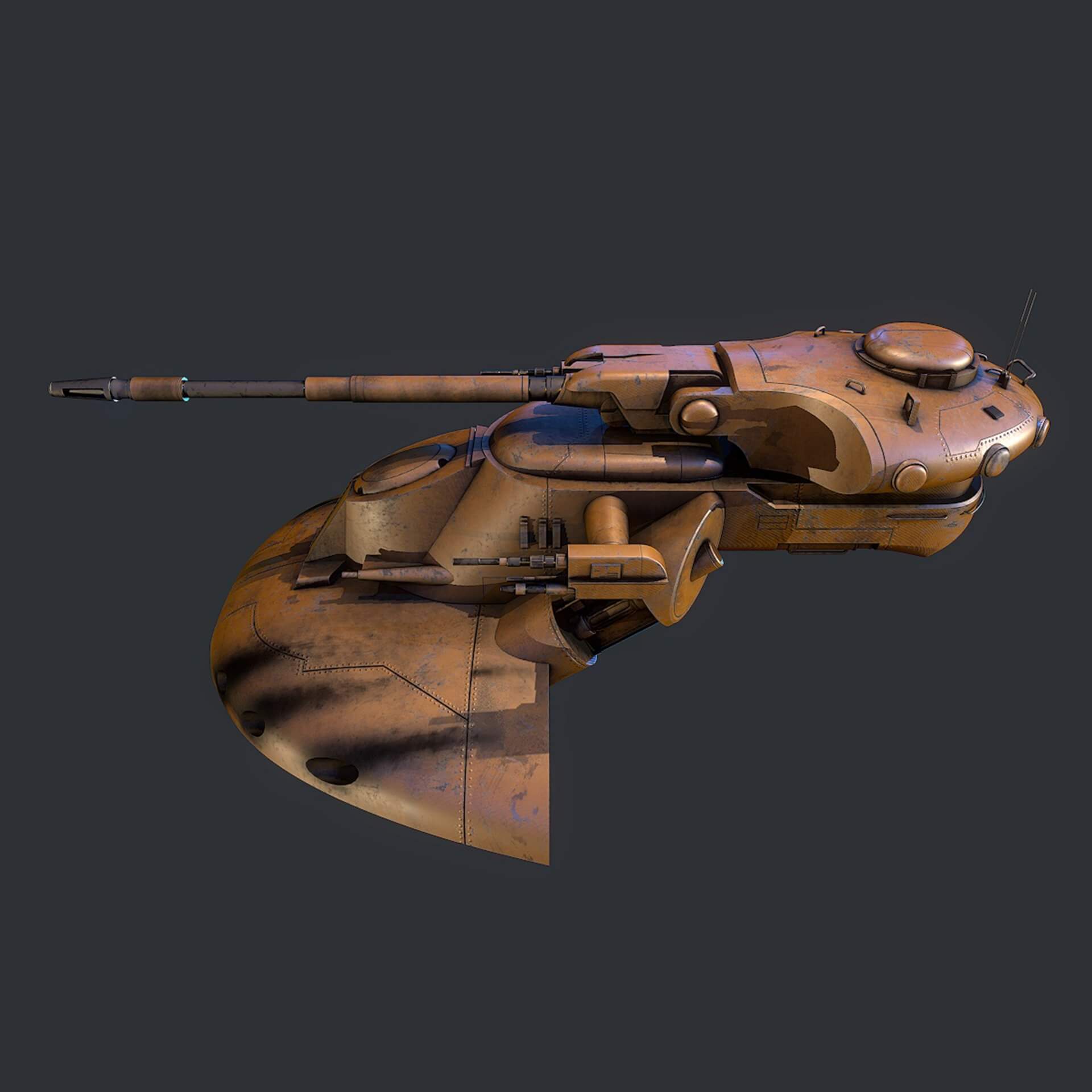 AAT Battle Star Wars - 3D Model by KATEDRA604